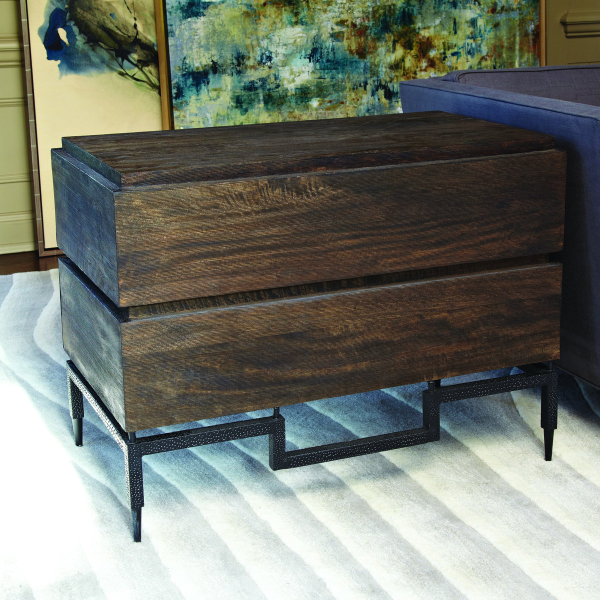 Global Views Scratch Two-Drawer Chest & Reviews | Perigold