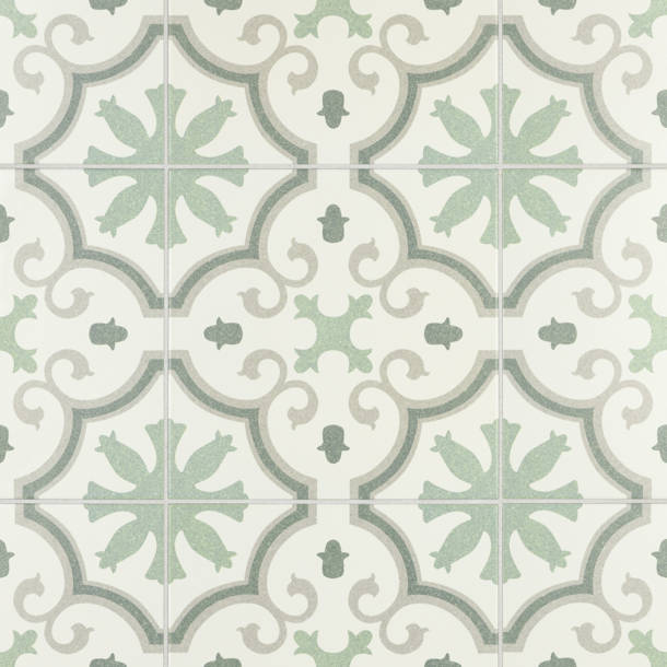 Long Island Mosaics & Tile Monastery 8" x 8" Porcelain Patterned Wall ...