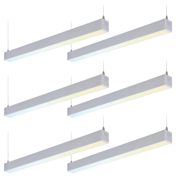 LEDVANS Acies 4FT 3CCT Linkable LED Linear Light Fixture, 50W 6500LM ...