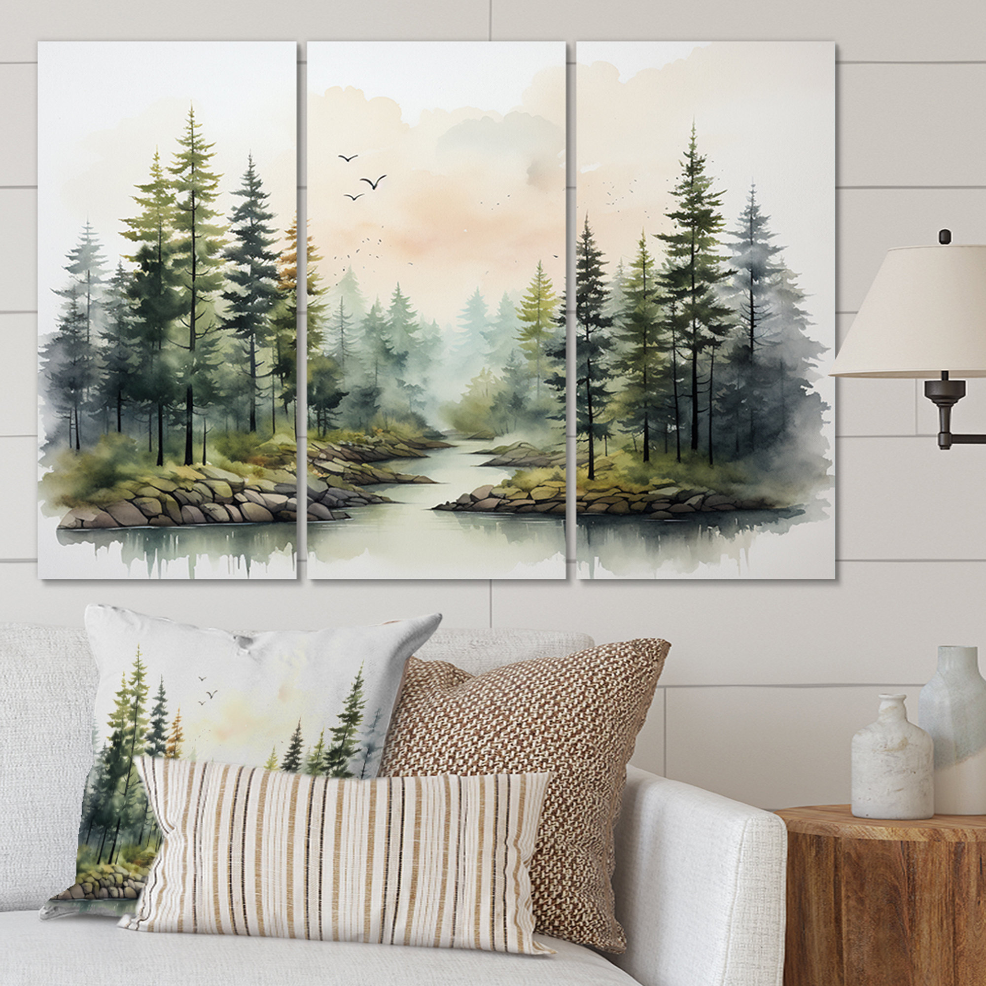 Millwood Pines Rustic Landscape & Nature Wall Decor on Metal - Wayfair ...