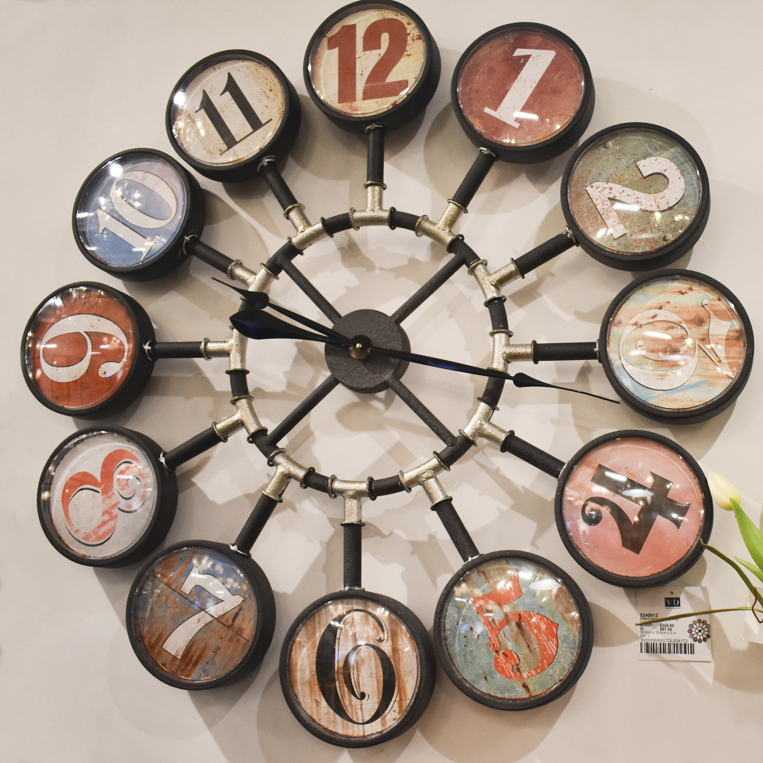 Trent Austin Design Pless 33.9" Wall Clock - Wayfair Canada