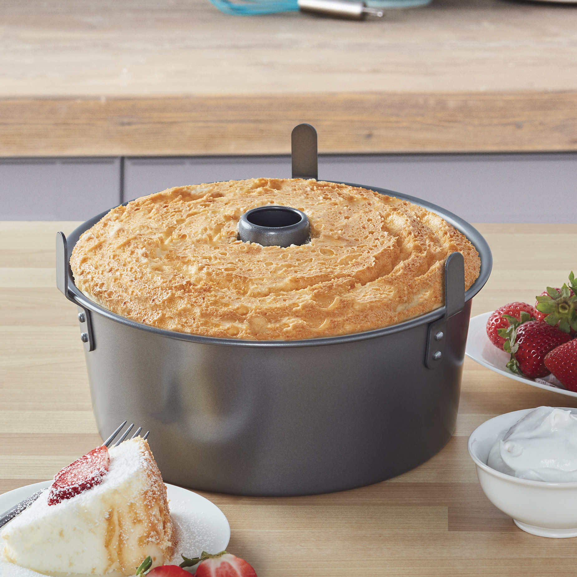 Chicago Metallic Professional 2-Piece Angel Food Pan & Reviews | Wayfair