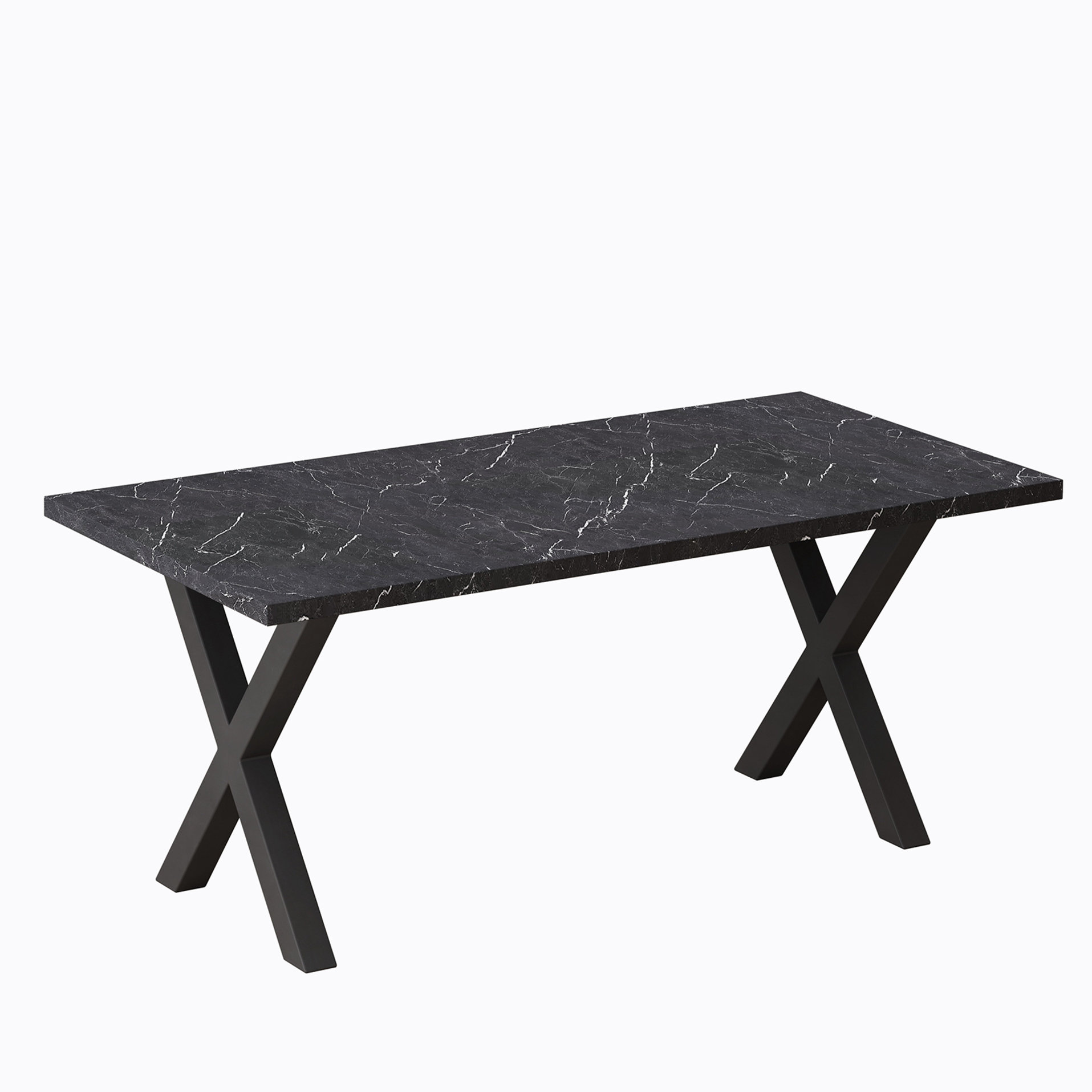 Ivy Bronx Javier Square Dining Table with Printed Marble Table Top ...