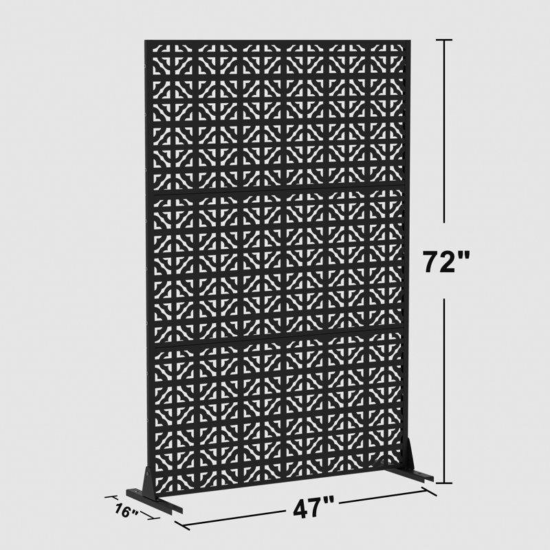 Dovelina Outdoor Privacy Metal Screen & Reviews | Wayfair