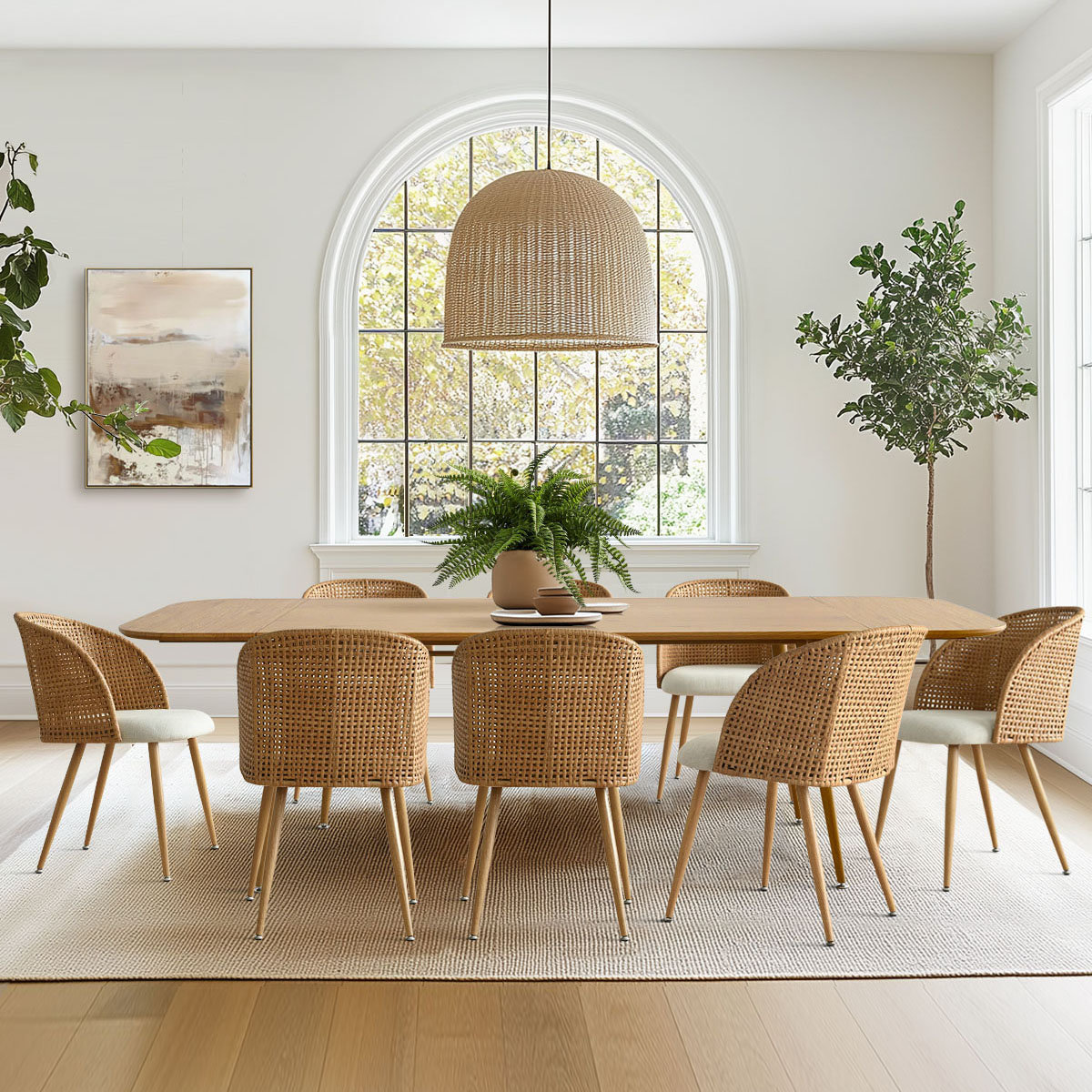 George Oliver Atkins 8 - Person Dining Table Sets & Reviews | Wayfair
