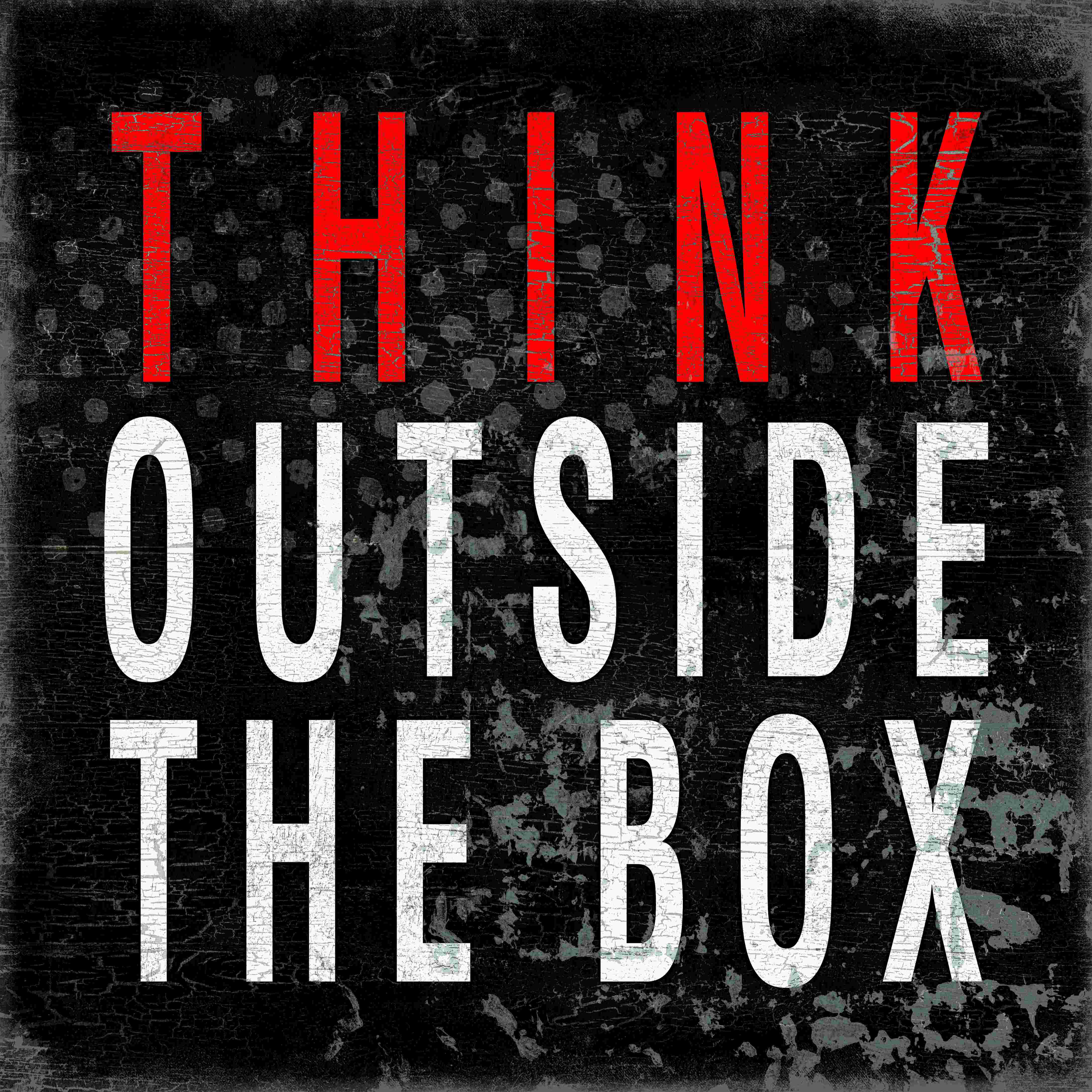 Trinx Think Box Red - Wrapped Canvas Print | Wayfair