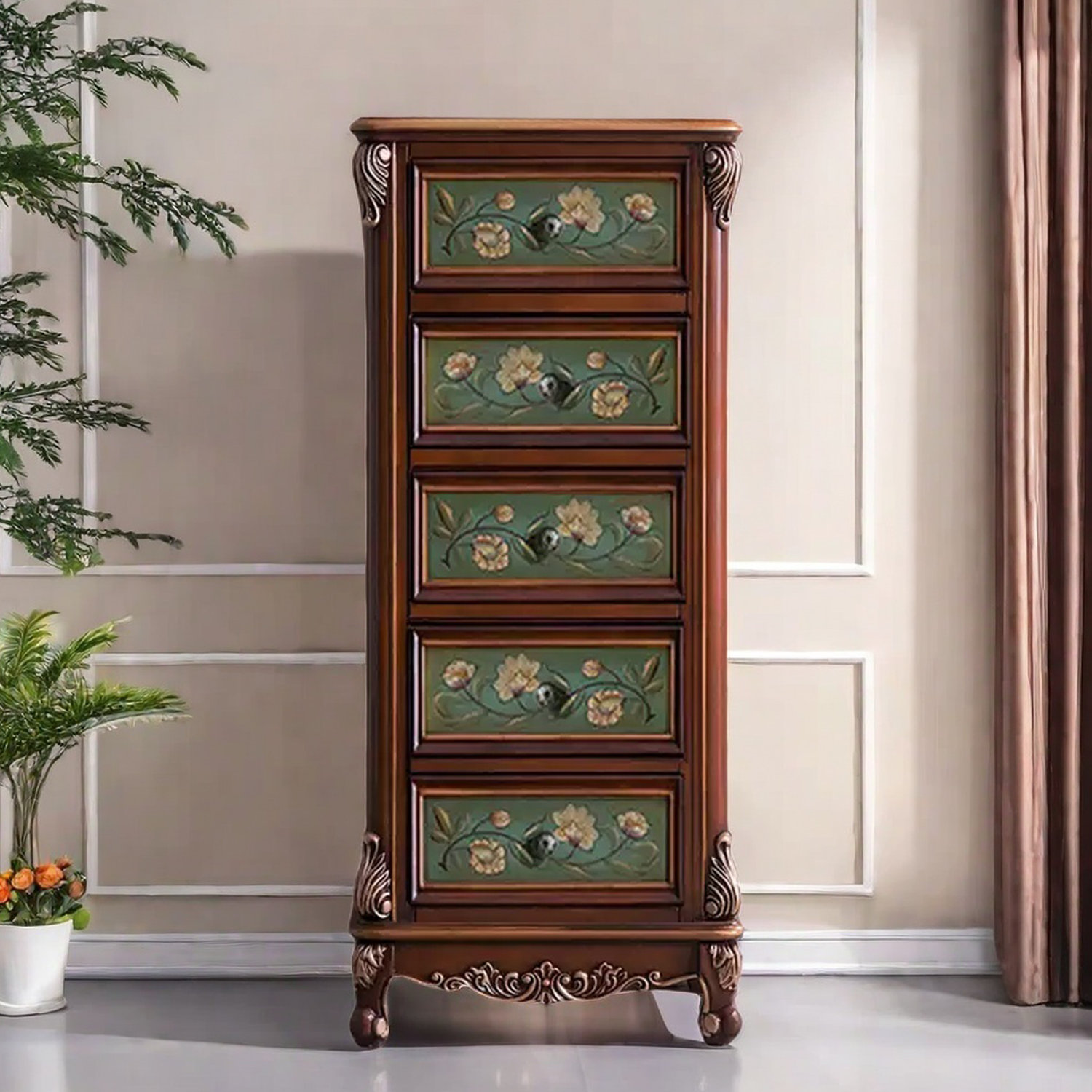 Vivid Space Creation Wardrobe Side Cabinet Nightstand Storage Cabinet ...