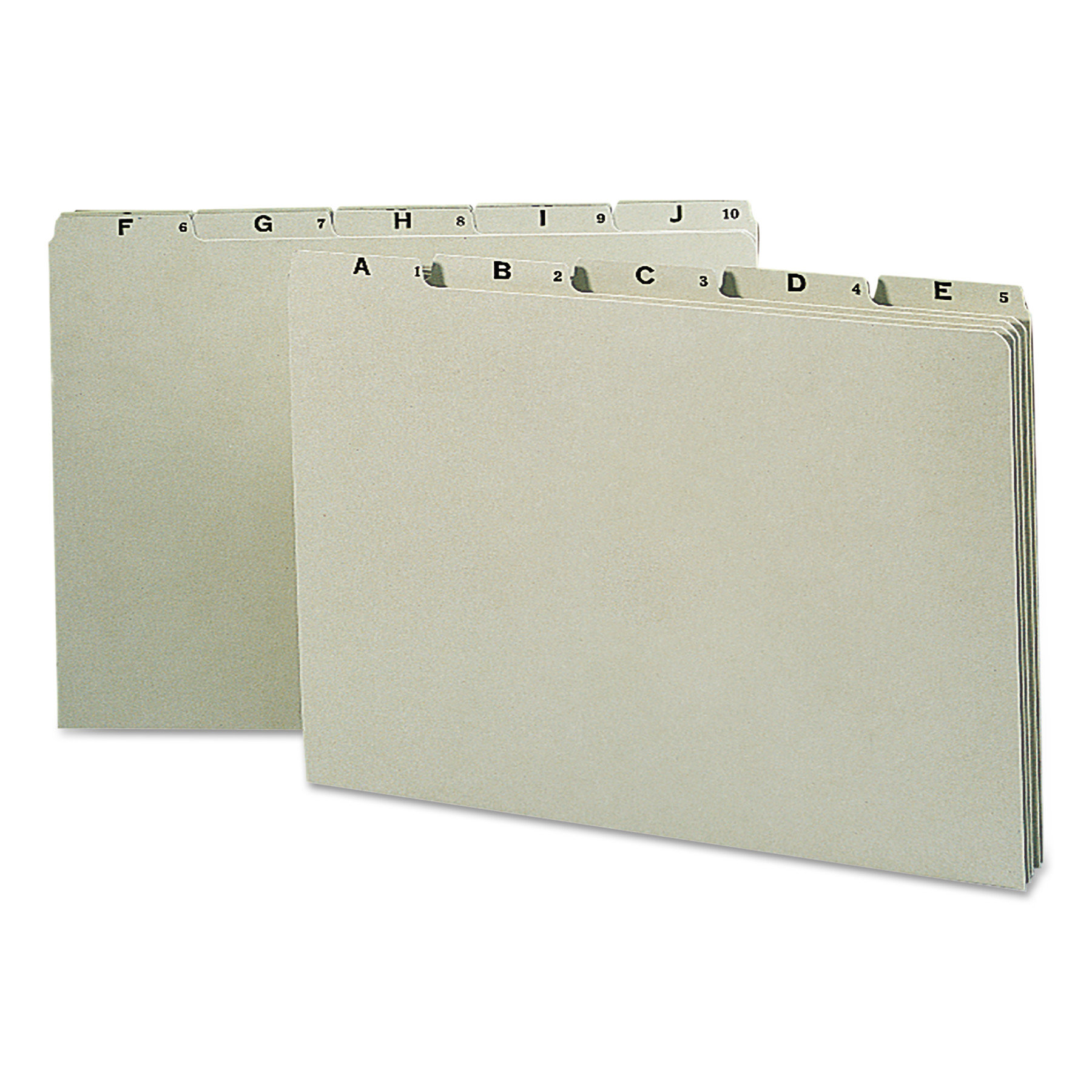 Smead Manufacturing Company Recycled Top Tab File Guides, Alpha, 1/5 ...