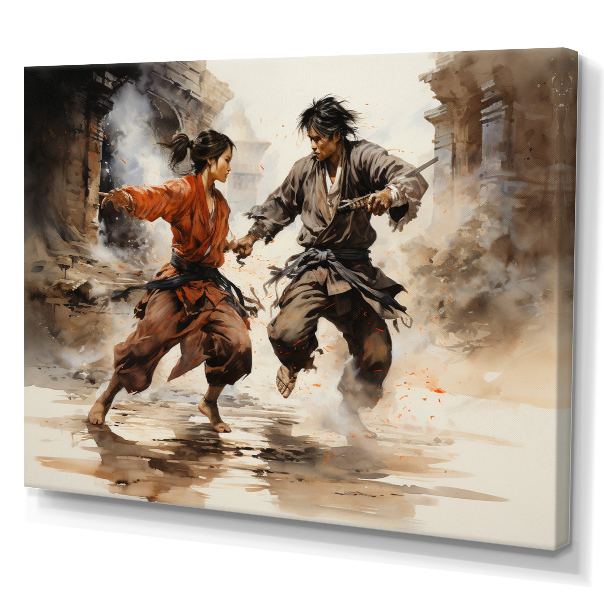 Winston Porter Marcetta China Art Kung Fu I On Canvas Print - Wayfair ...