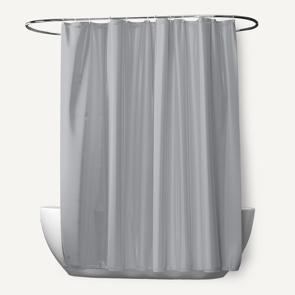 Gray & Silver Shower Curtains & Shower Liners You'll Love | Wayfair