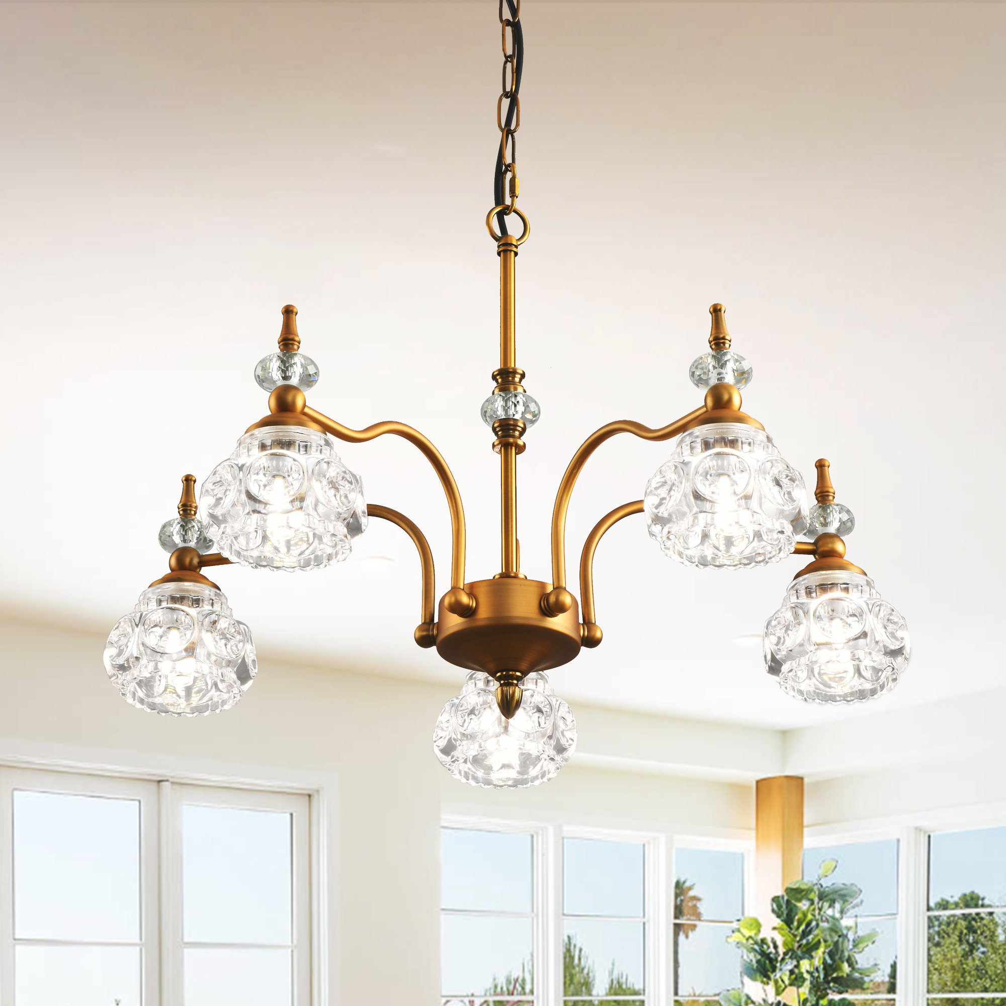 House of Hampton® Ellayah 5 - Light Dimmable Classic / Traditional ...