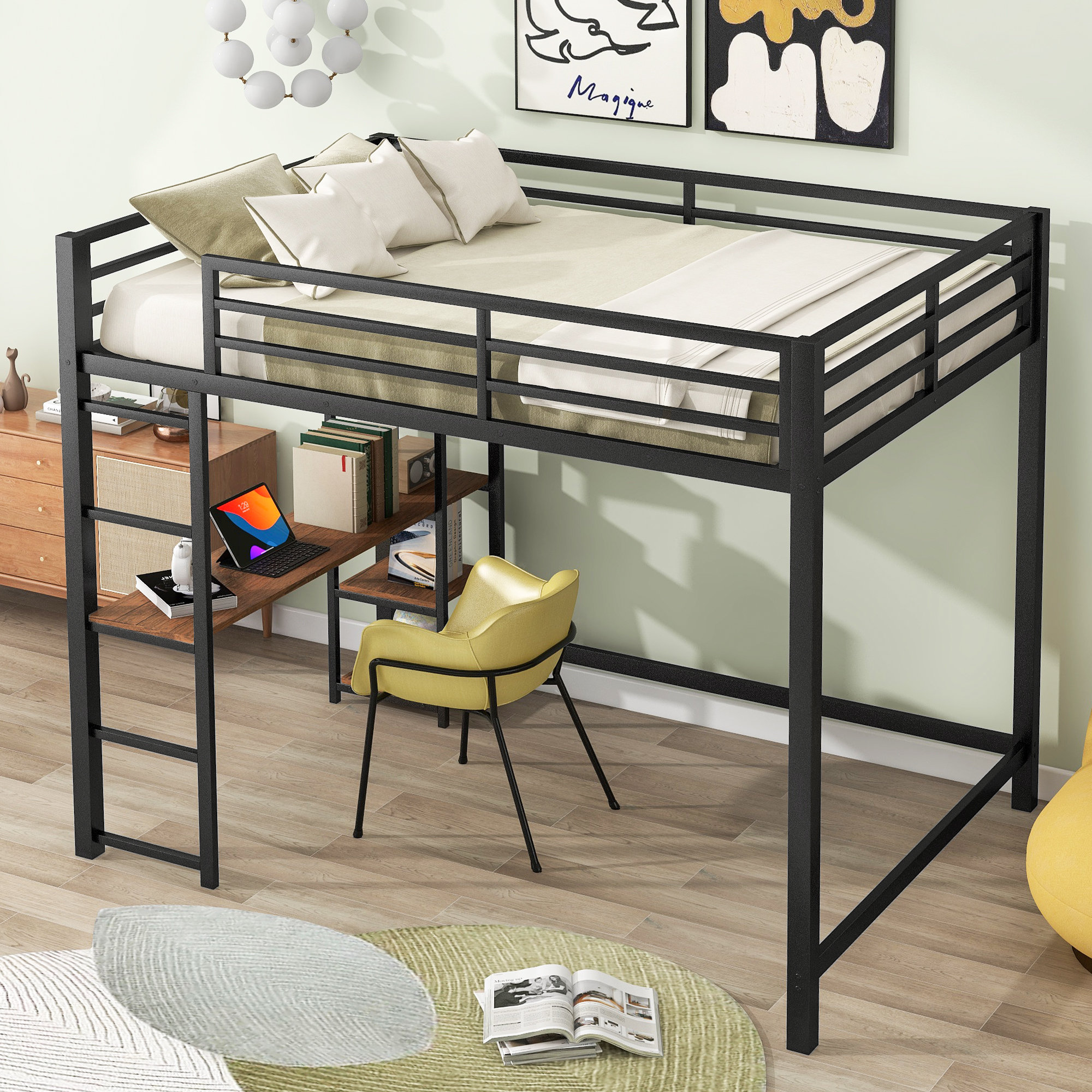 Mason & Marbles Berwick Kids Full Loft Bed | Wayfair
