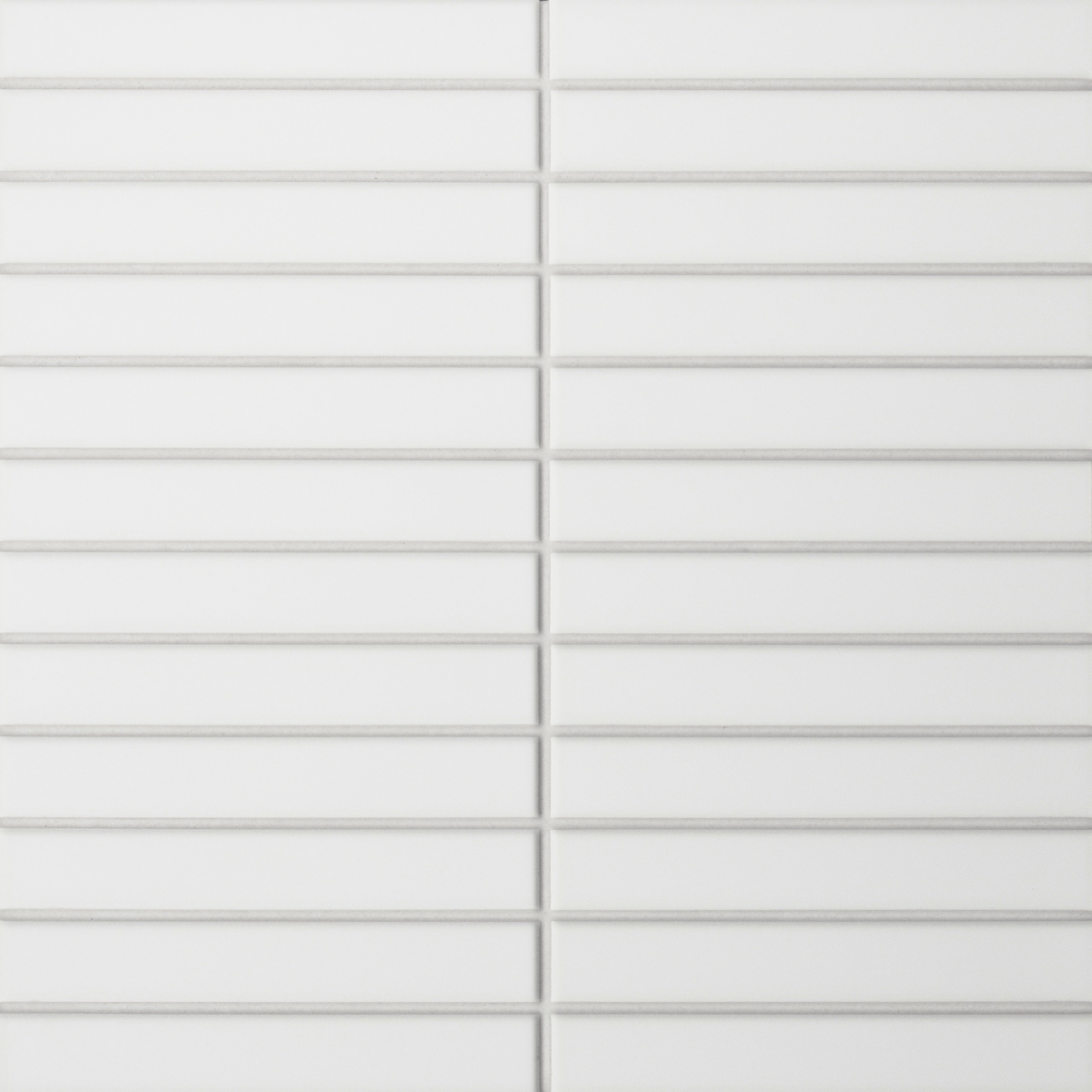 Bedrosians Le Cafe 1" x 6" Straight Stack Matte Porcelain Mosaic Tile ...