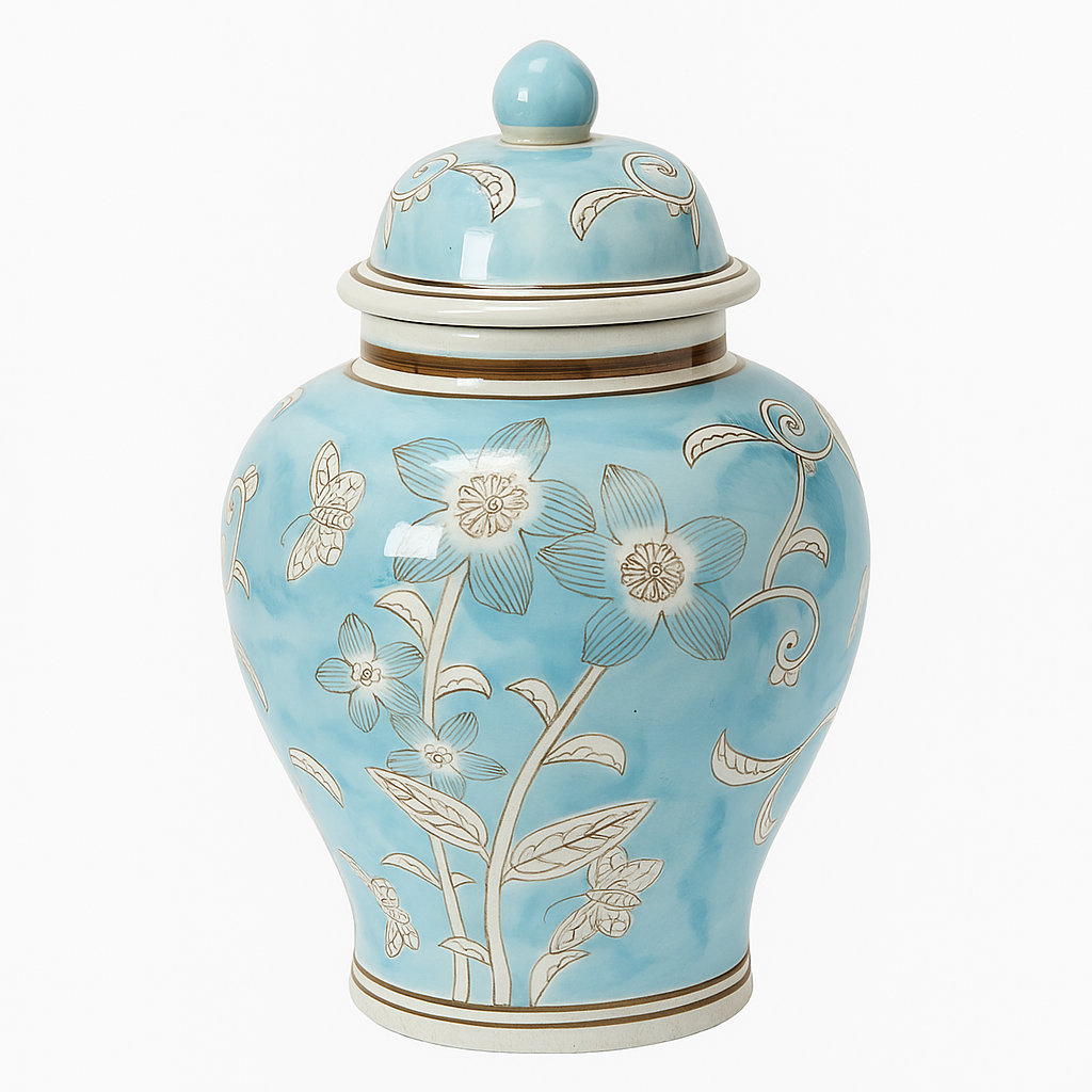 GT DIRECT CORP Pot floral chinoiserie floral et Commentaires - Wayfair ...