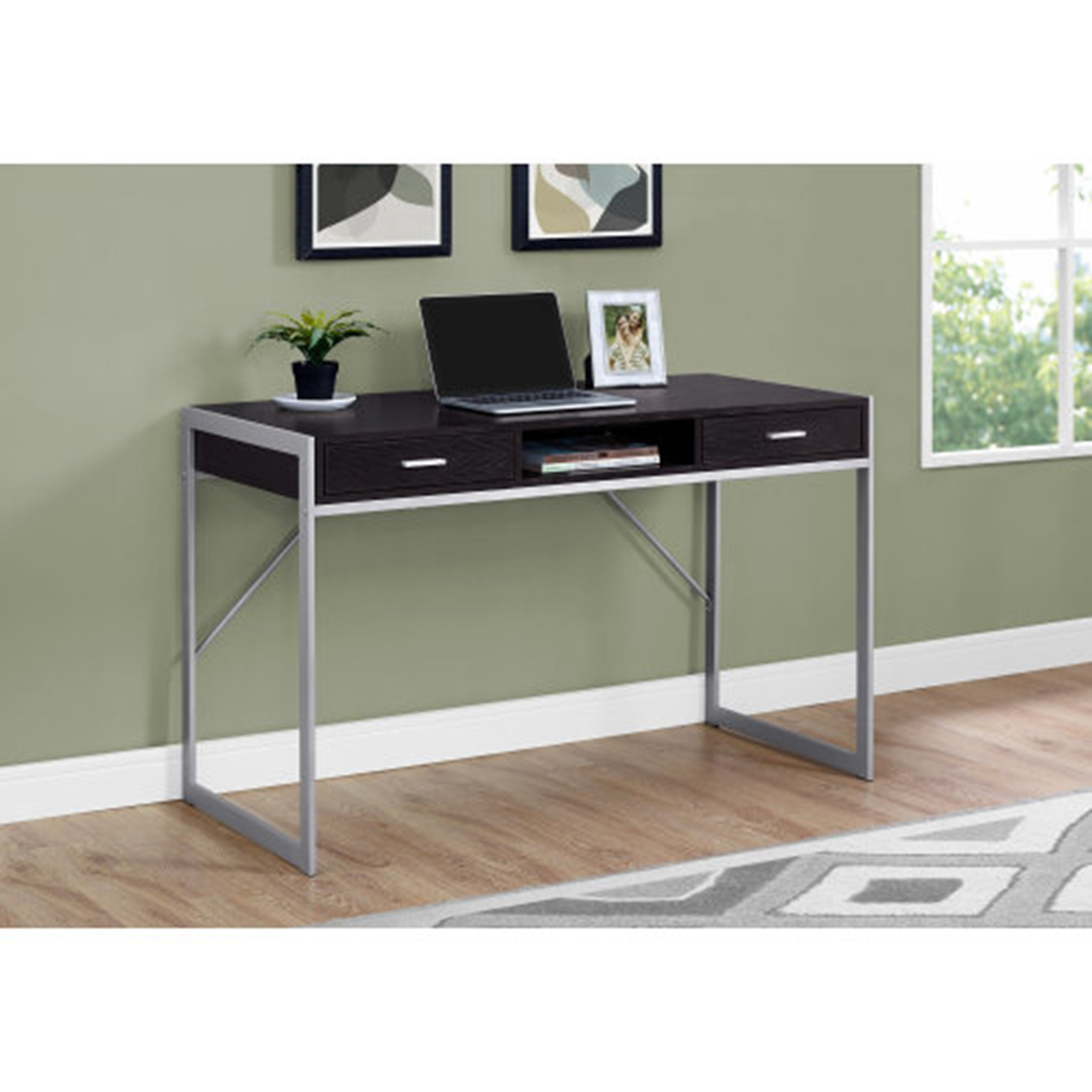 Ivy Bronx Computer Desk, Home Office, Laptop, Storage Drawers, 48"l ...