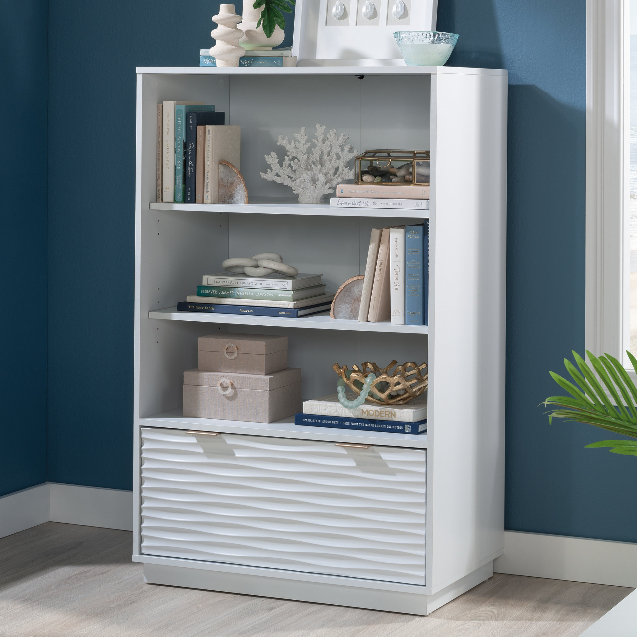 Latitude Run® Lougene Storage Bookcase | Wayfair