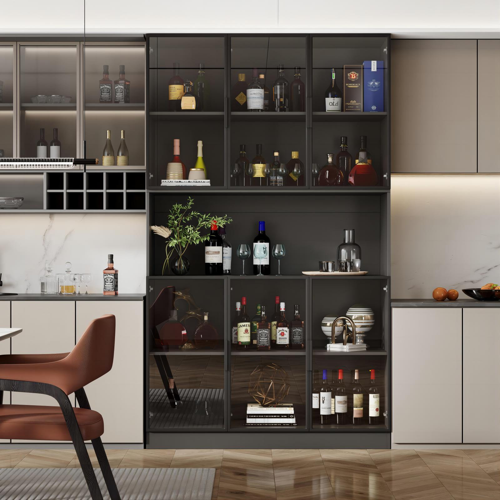 Winston Porter Shanila Dining Cabinet | Wayfair