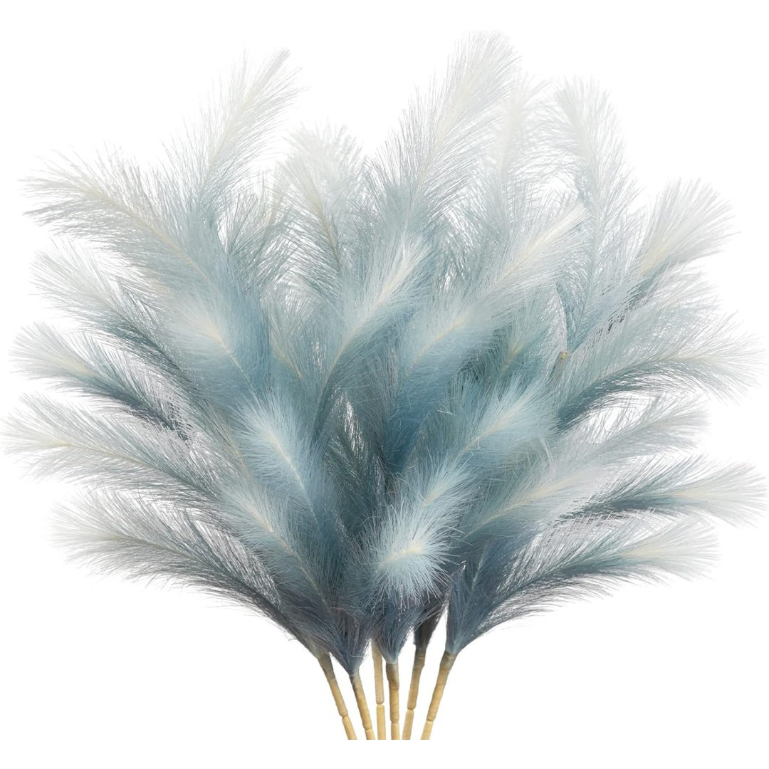 Dakota Fields 6Pcs Colourful Faux Pampas Grass, Fluffy Artificial ...