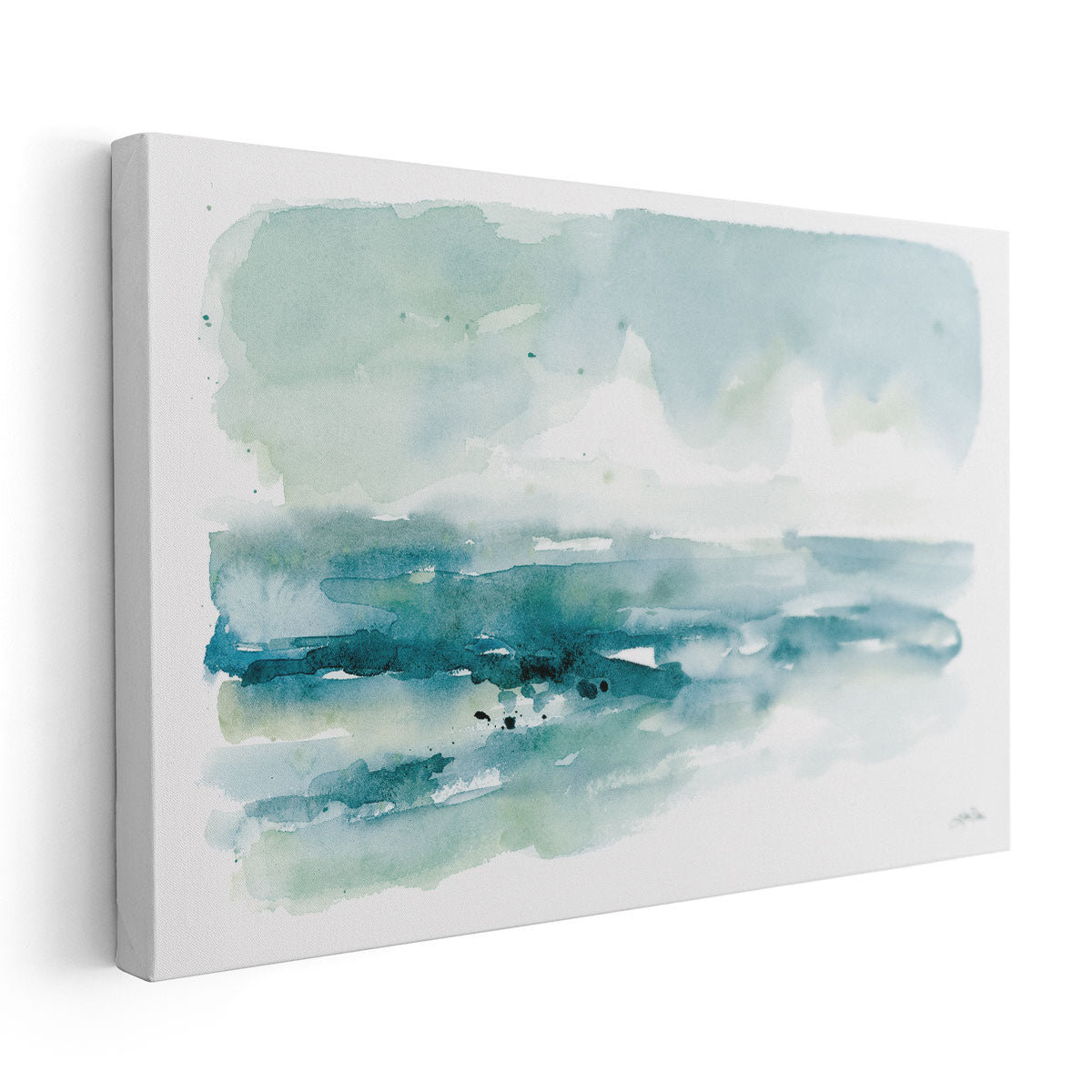 Ivy Bronx Breezy Blues I - Canvas Print Wall Art | Wayfair