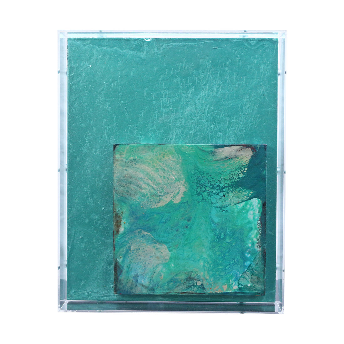 Aidan Gray " Teal Zeal " Painting Print | Wayfair