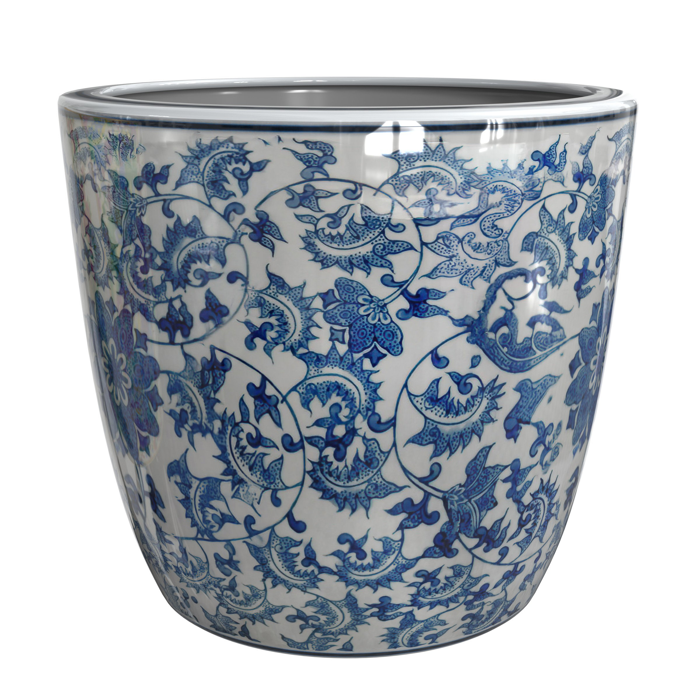 Charlton Home® Fyvie Ceramic Cachepot | Wayfair