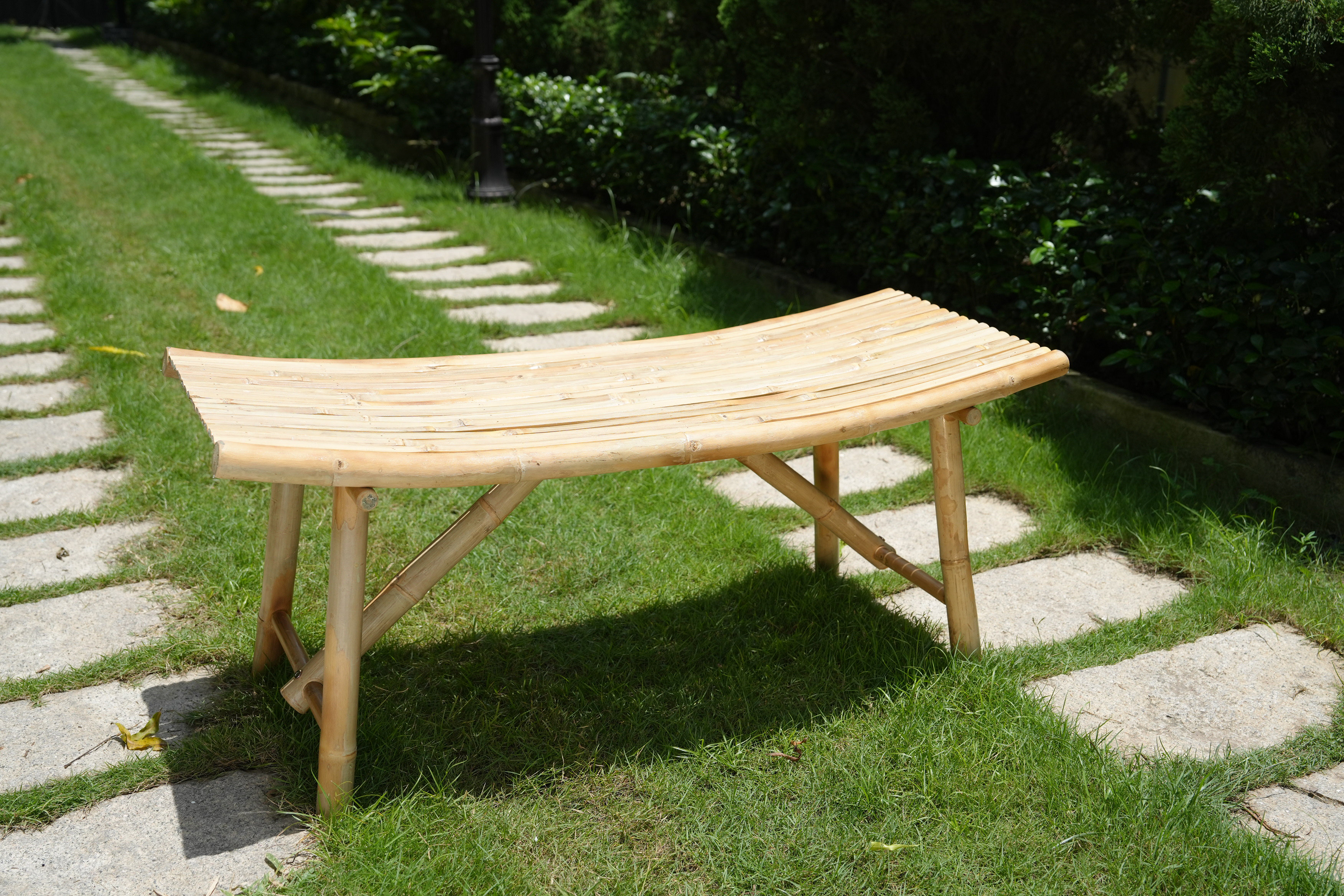 Bay Isle Home™ Handcraft Bamboo Long Bench, 43" - Wayfair Canada