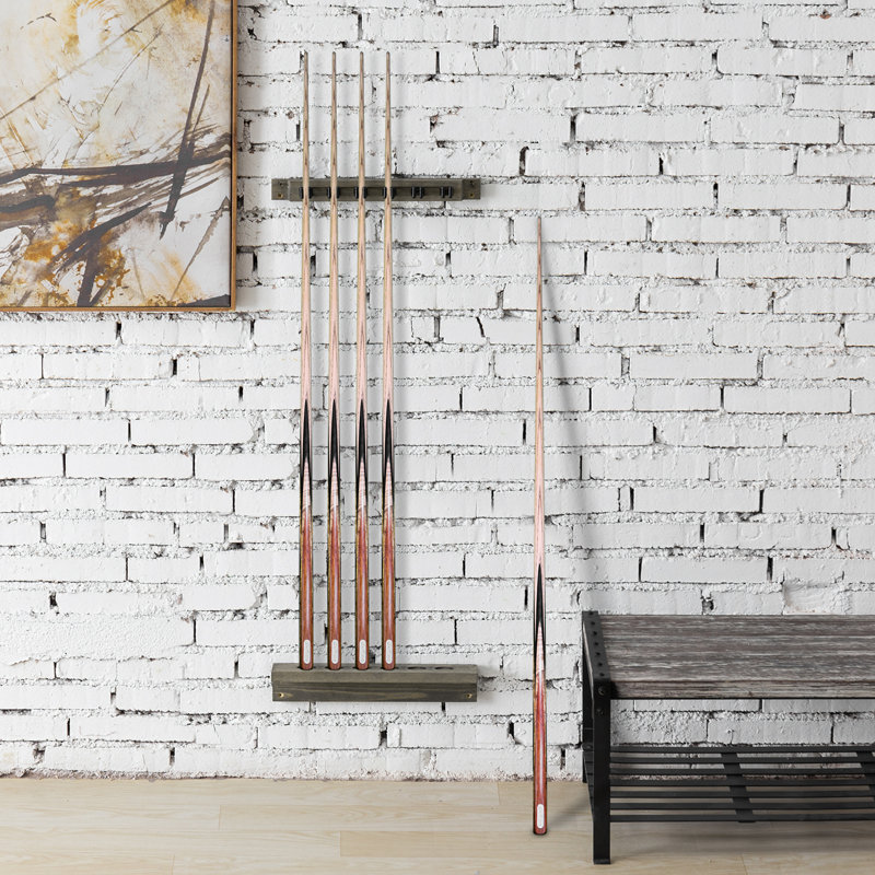 MyGift Wall Mounted Pool Cue Rack & Reviews | Wayfair