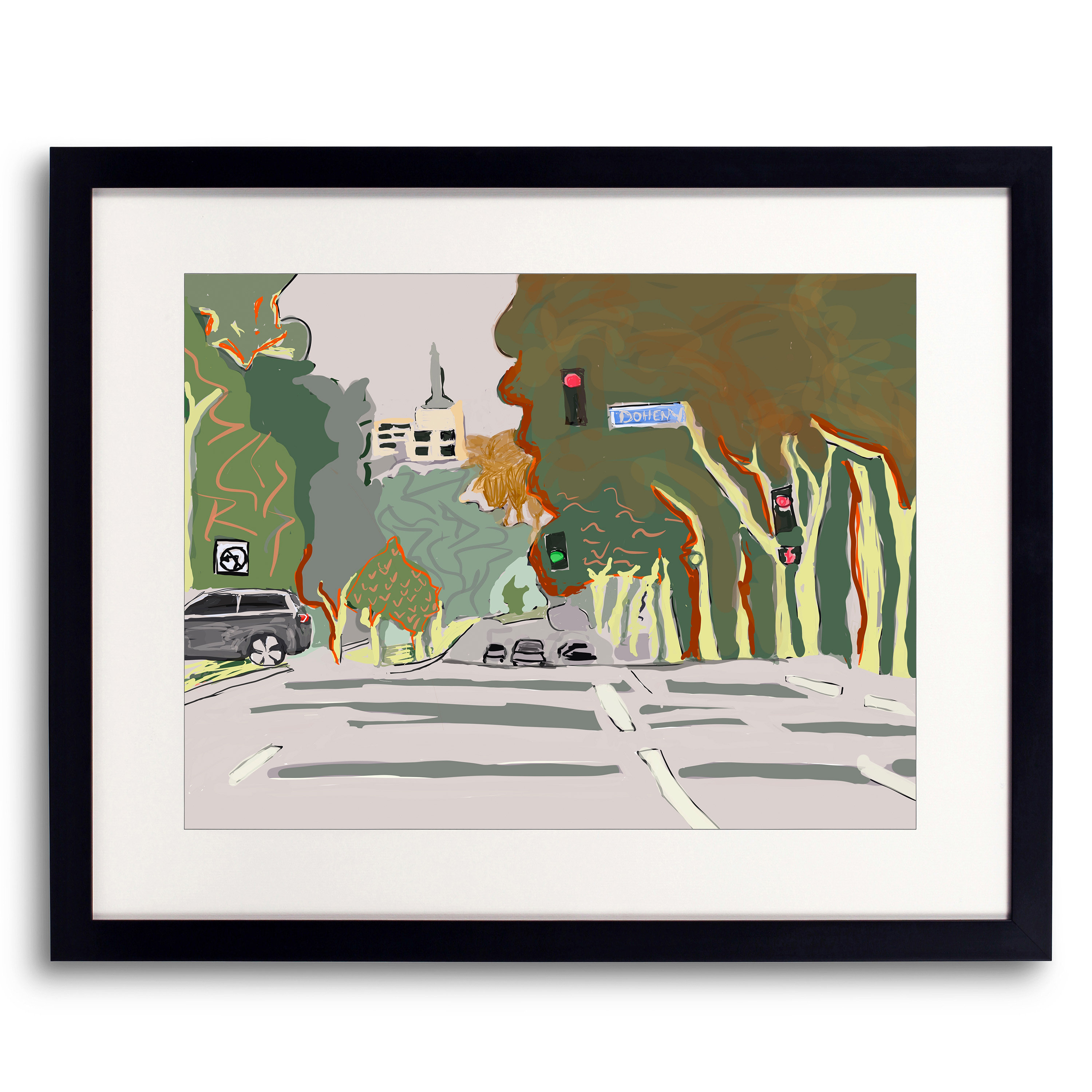 Made & Curated Burton Way by Deborah Blum - Picture Frame Painting ...