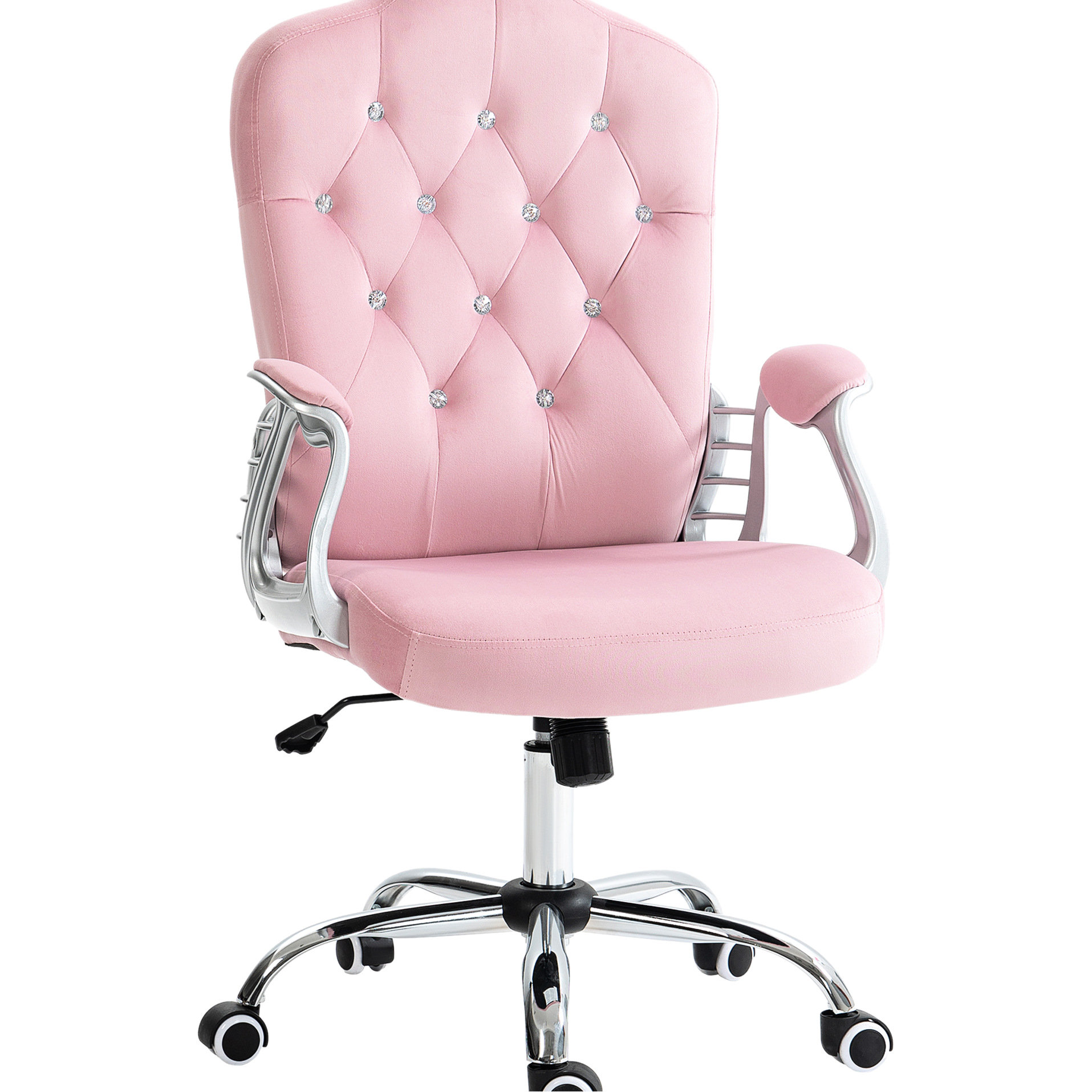 Everly Quinn Pink Computer Chair By - Home Office Use, Adjustable ...