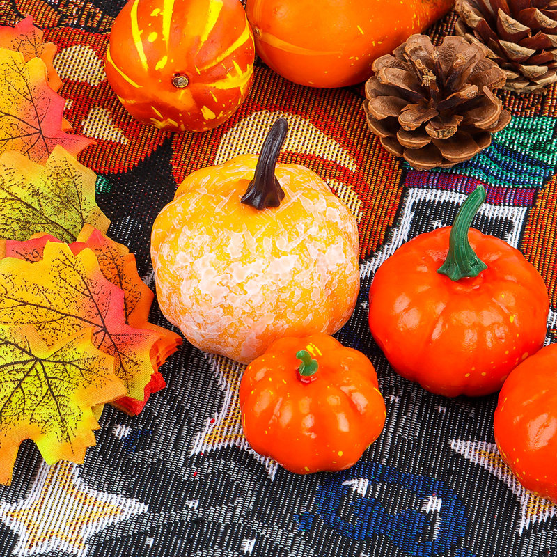 The Holiday Aisle® Thanksgiving Artificial Pumpkins Home Fall ...