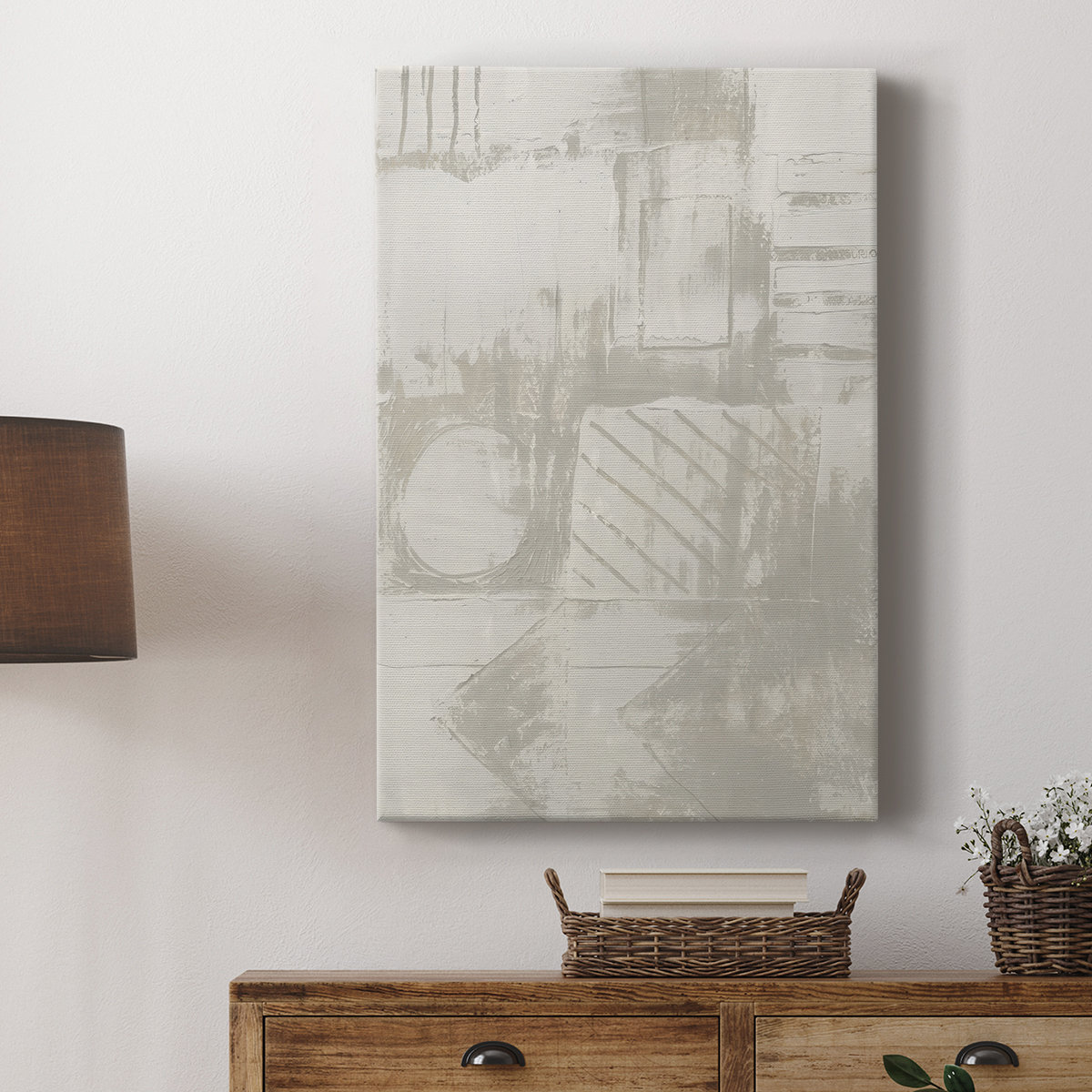 Brayden Studio® Symbol Scratch II -Gallery Wrapped Cavas | Wayfair