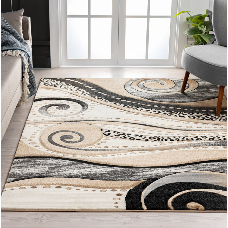 Wrought Studio Nekizia Abstract Rug & Reviews | Wayfair