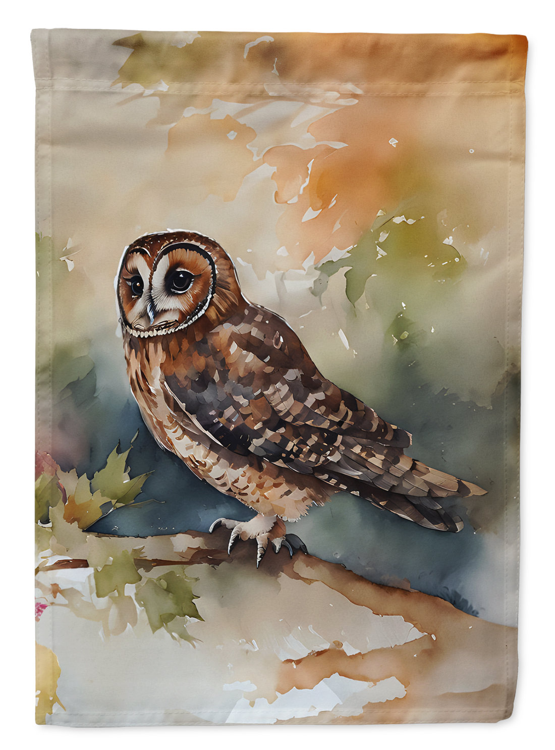 Caroline's Treasures Tawny Owl House Flag_DAC3280 | Wayfair