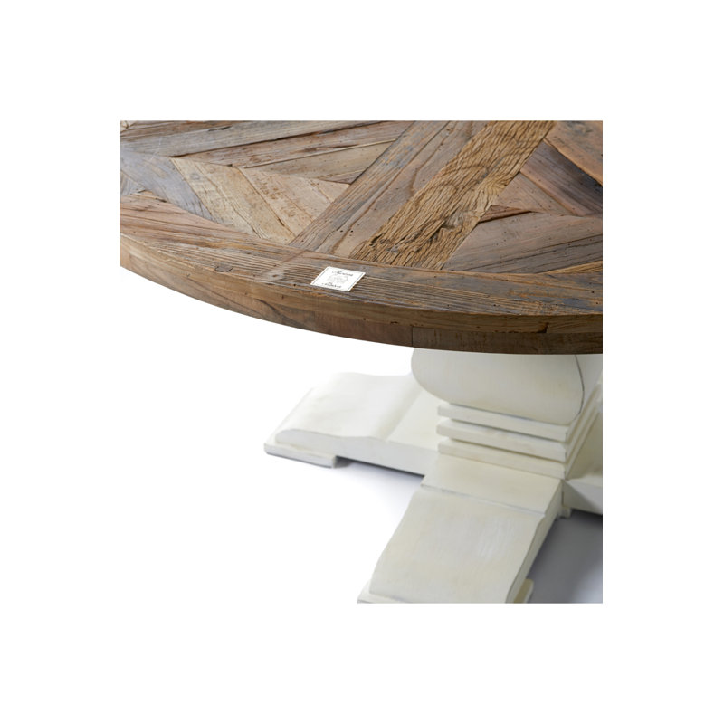 Rivièra Maison Crossroads 62'' Solid Wood Pedestal Dining Table | Wayfair