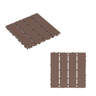 Go Peak Track 44 Pack 12X12 Square Waterproof Outdoor Deck Tiles ...
