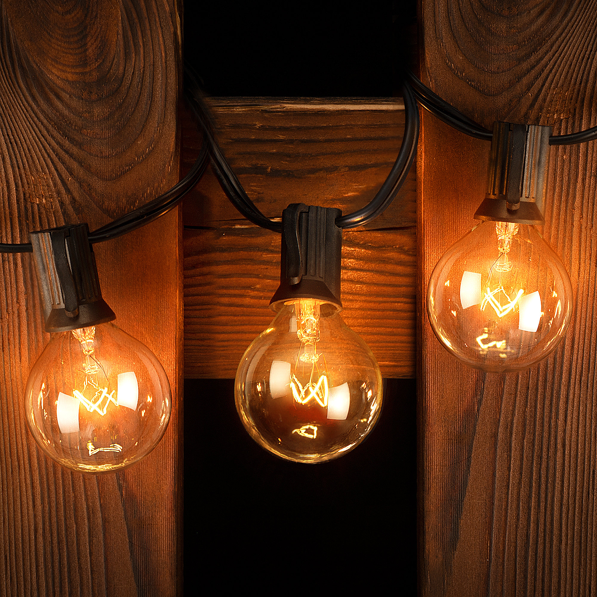 Amico 48' Outdoor 30 - Bulb Standard String Light (End to End ...