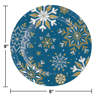 Creative Converting Whimsical Winter Christmas Dinner Paper Plates and ...