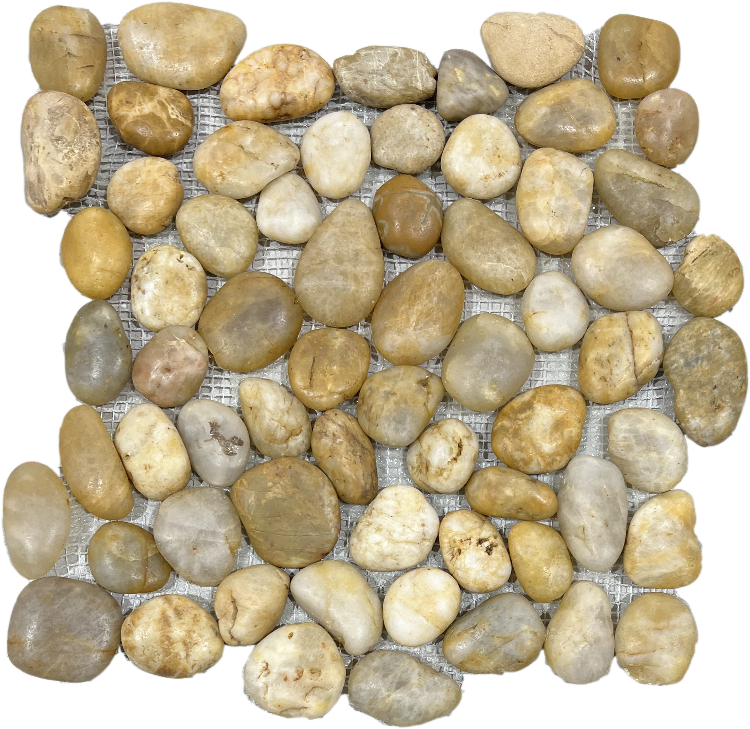 SB TILE AND STONE 12" x 12" Natural Stone Pebble Mosaic Wall & Floor ...