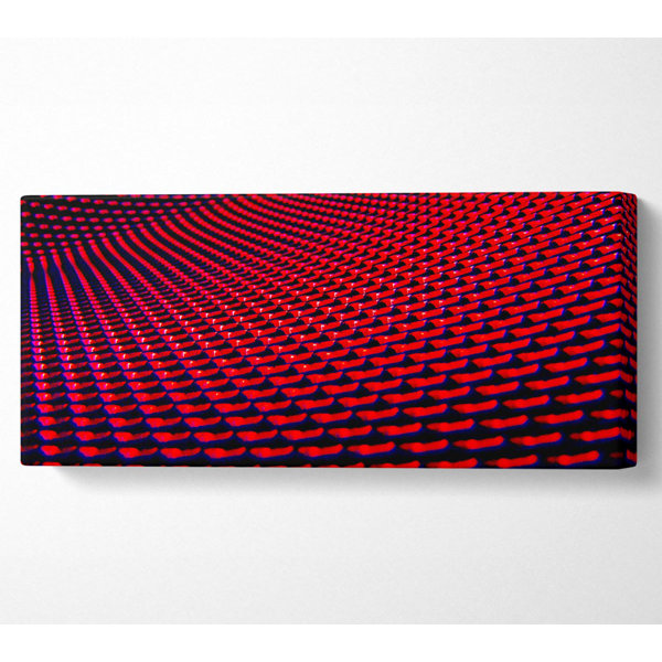 Ebern Designs Red Movement - Wrapped Canvas Print | Wayfair.co.uk
