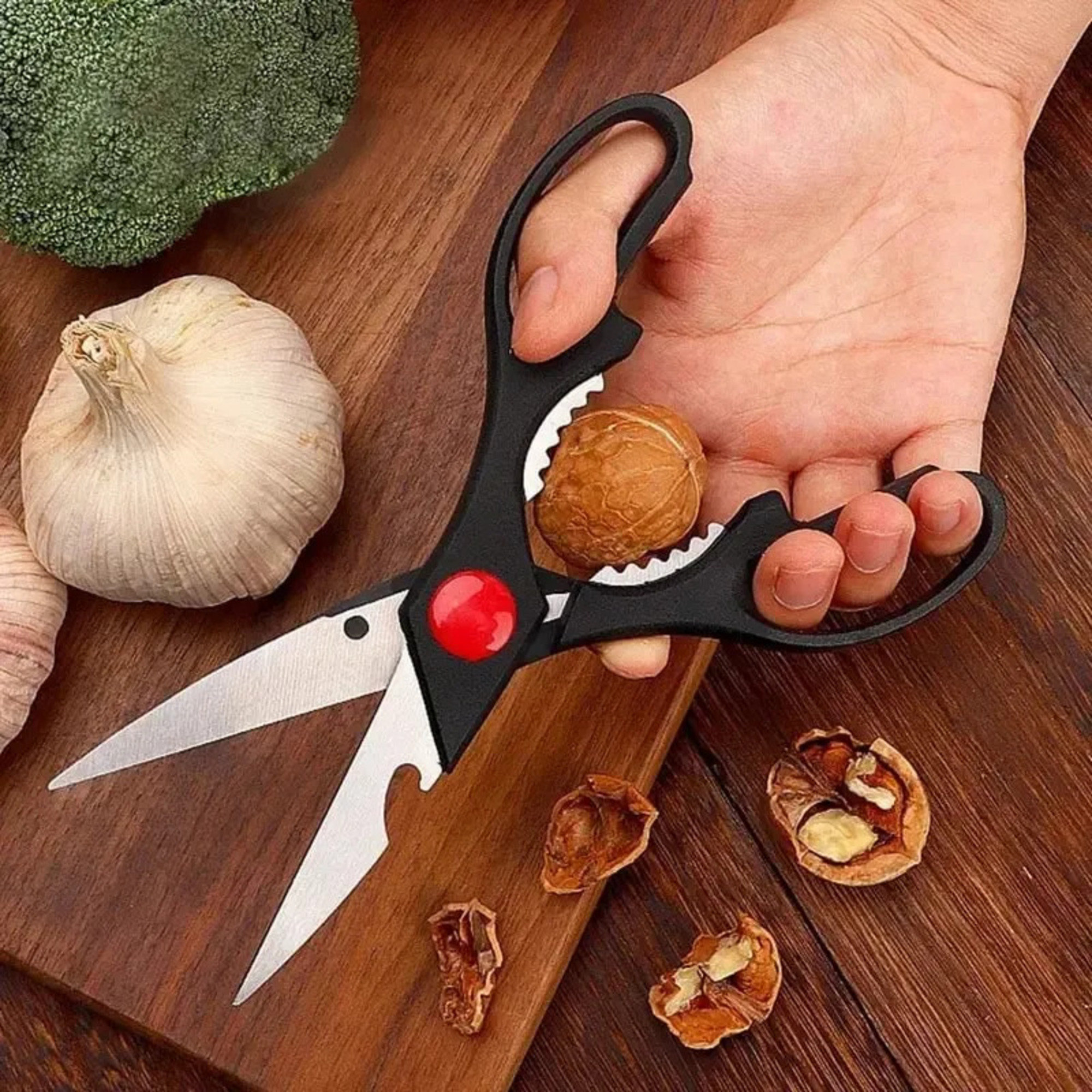 Mr.Garden Heavy-Duty Multi-Functional Kitchen Shears Sharp Stainless ...