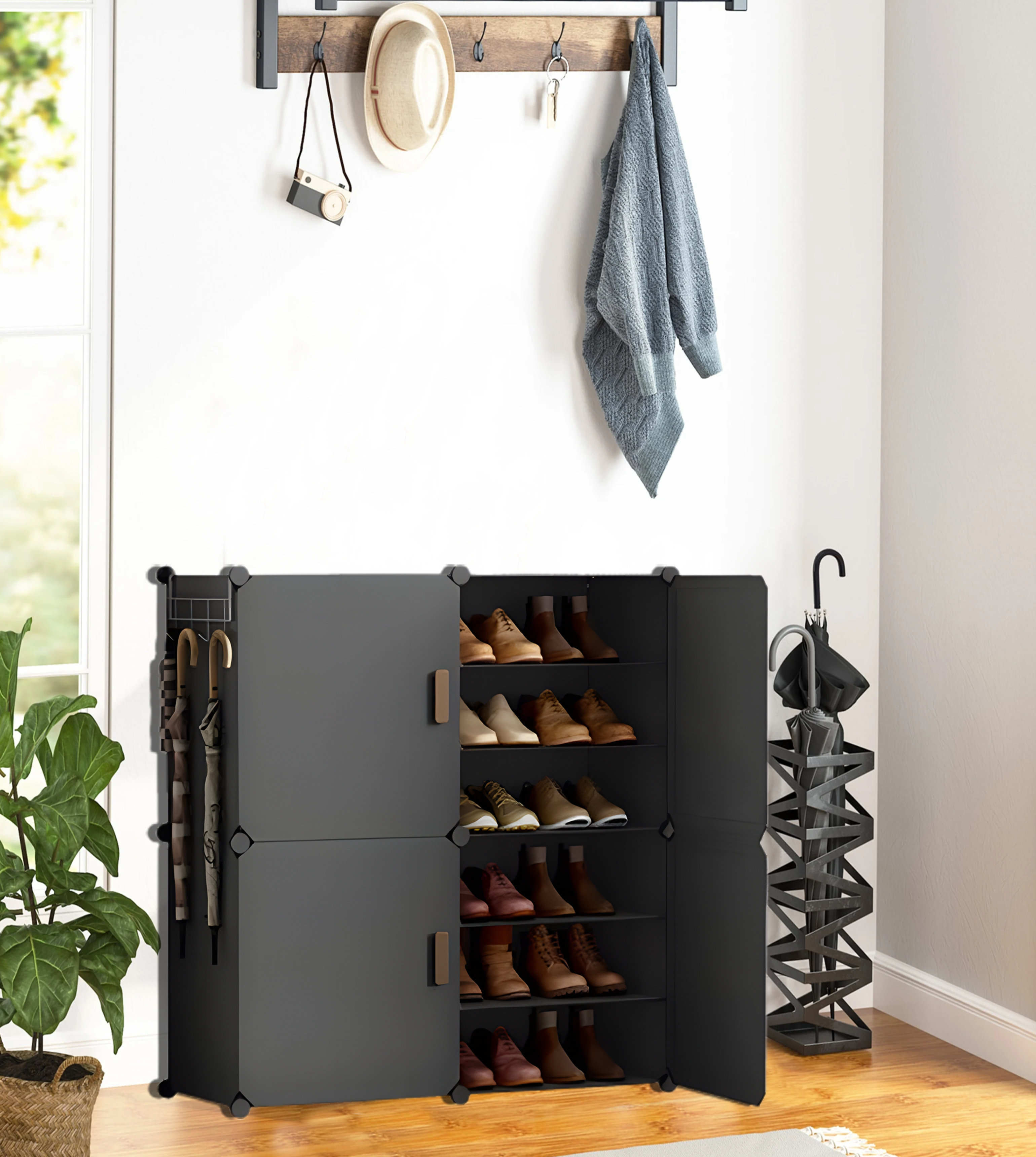Hokku Designs 24 Pair Shoe Rack | Wayfair