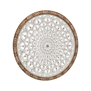 Ophelia & Co. 24.8'' Carved Wall Wart, Bohemian Wall Sculpture | Wayfair