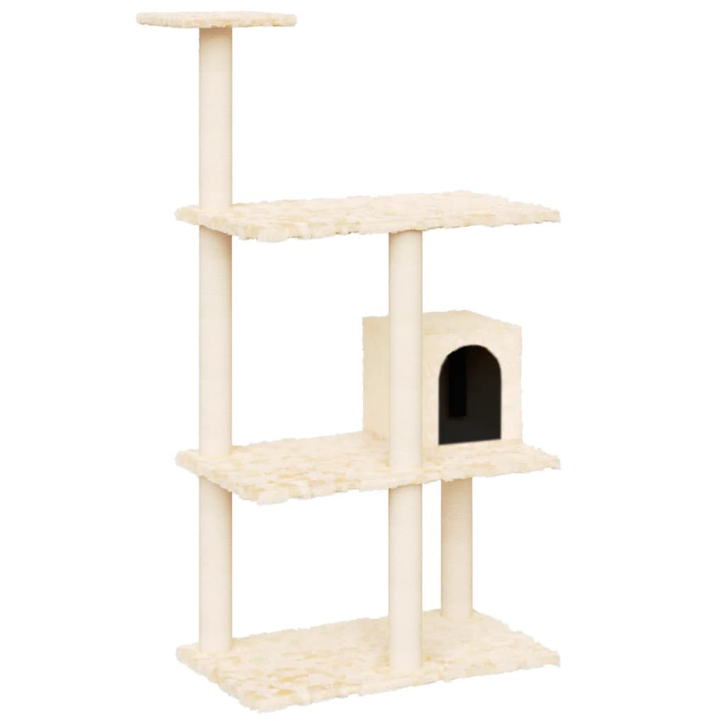 Latitude Run® Cat Tree Engineered Wood, Plush, Sisal - Wayfair Canada