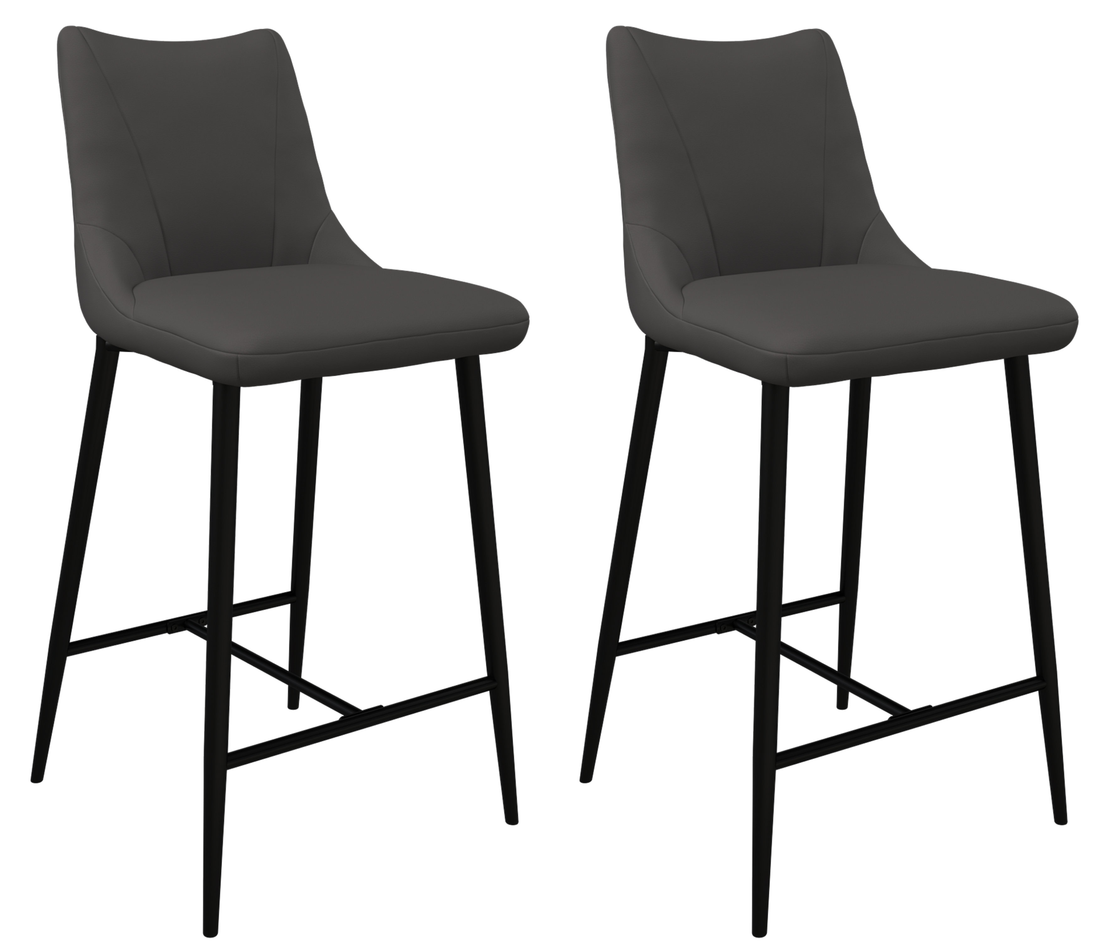 George Oliver Bella Leather Counter Bar Stool | Wayfair.co.uk