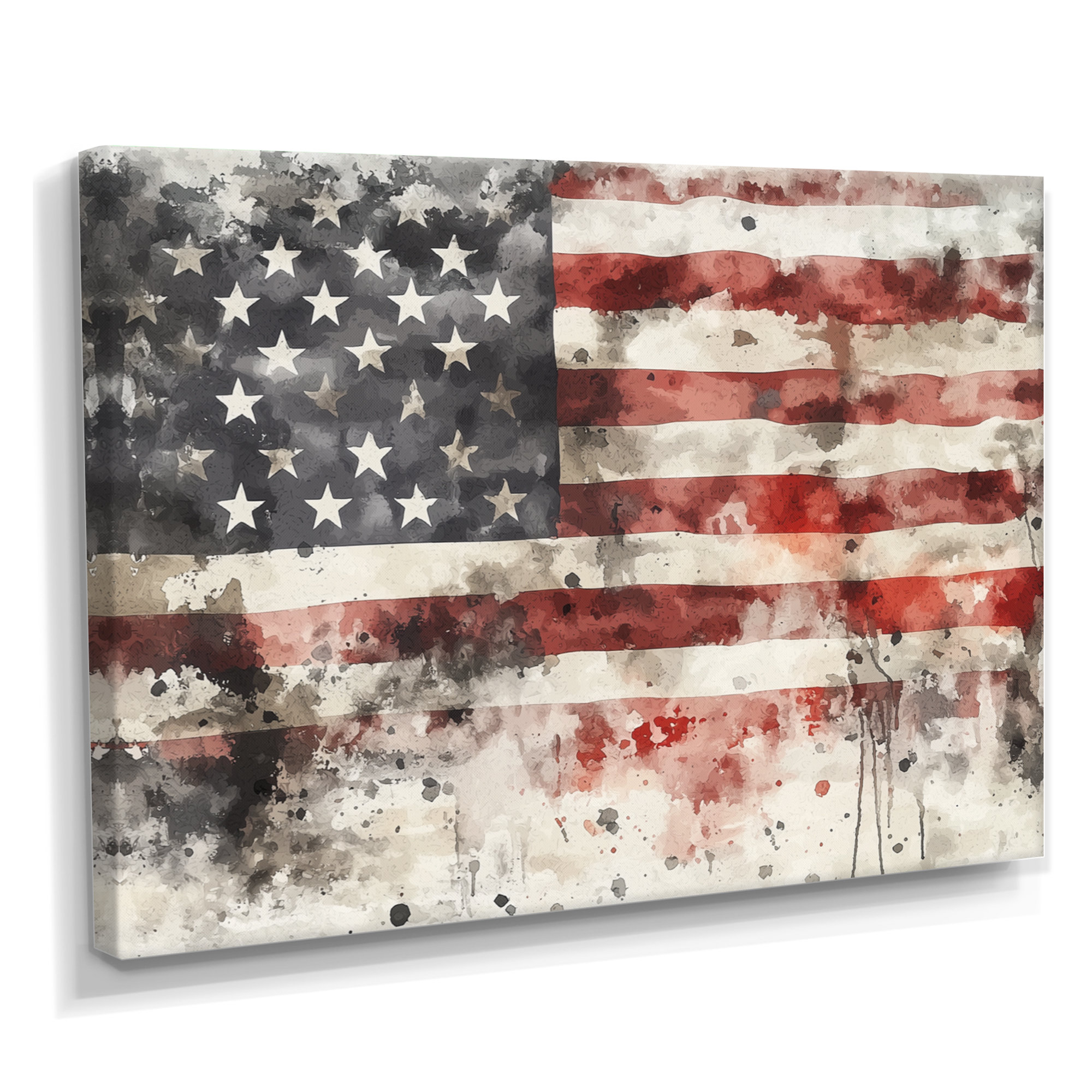 Design Art Usa Flag Emancipation Proclamation II - Landscapes Wall Art ...