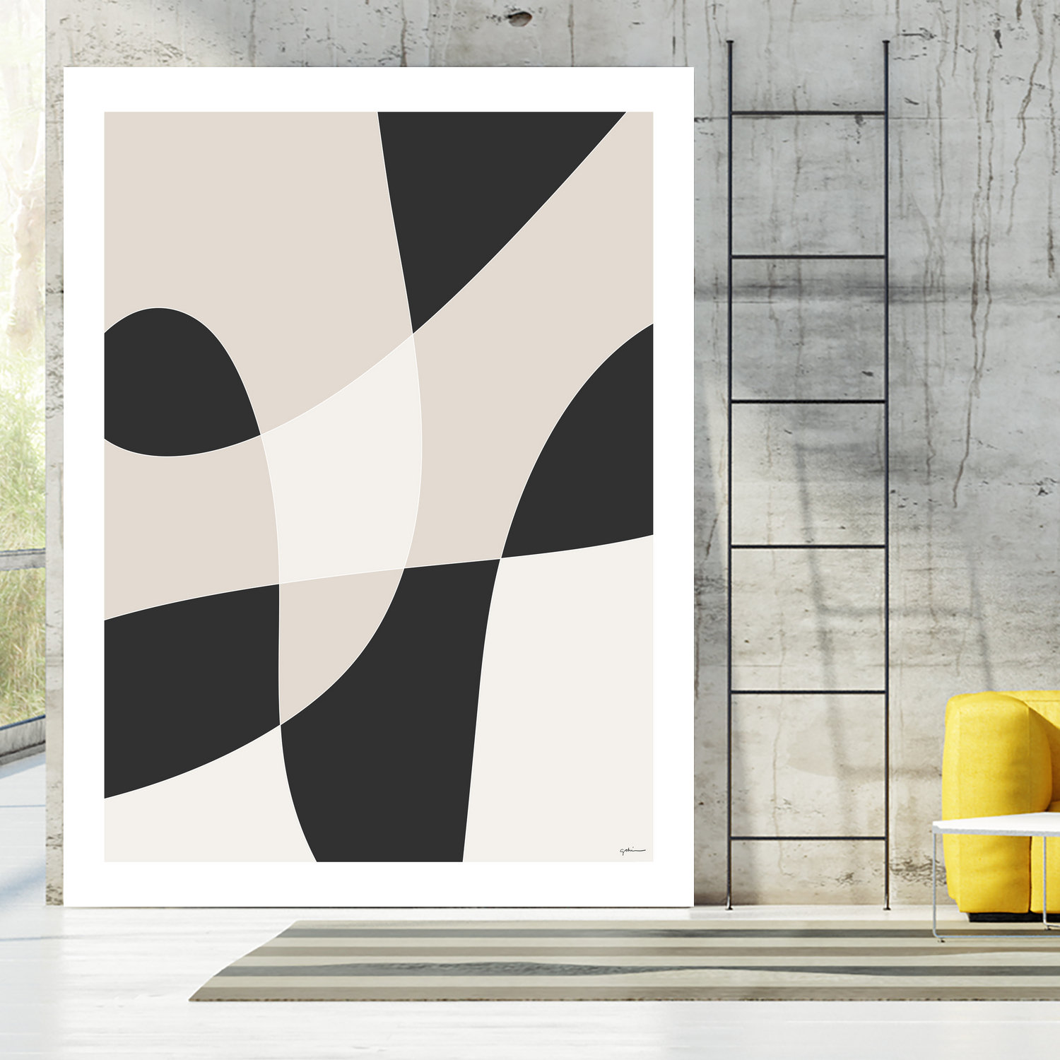 Orren Ellis Art Graphique - Unframed Graphic Art on Canvas | Wayfair