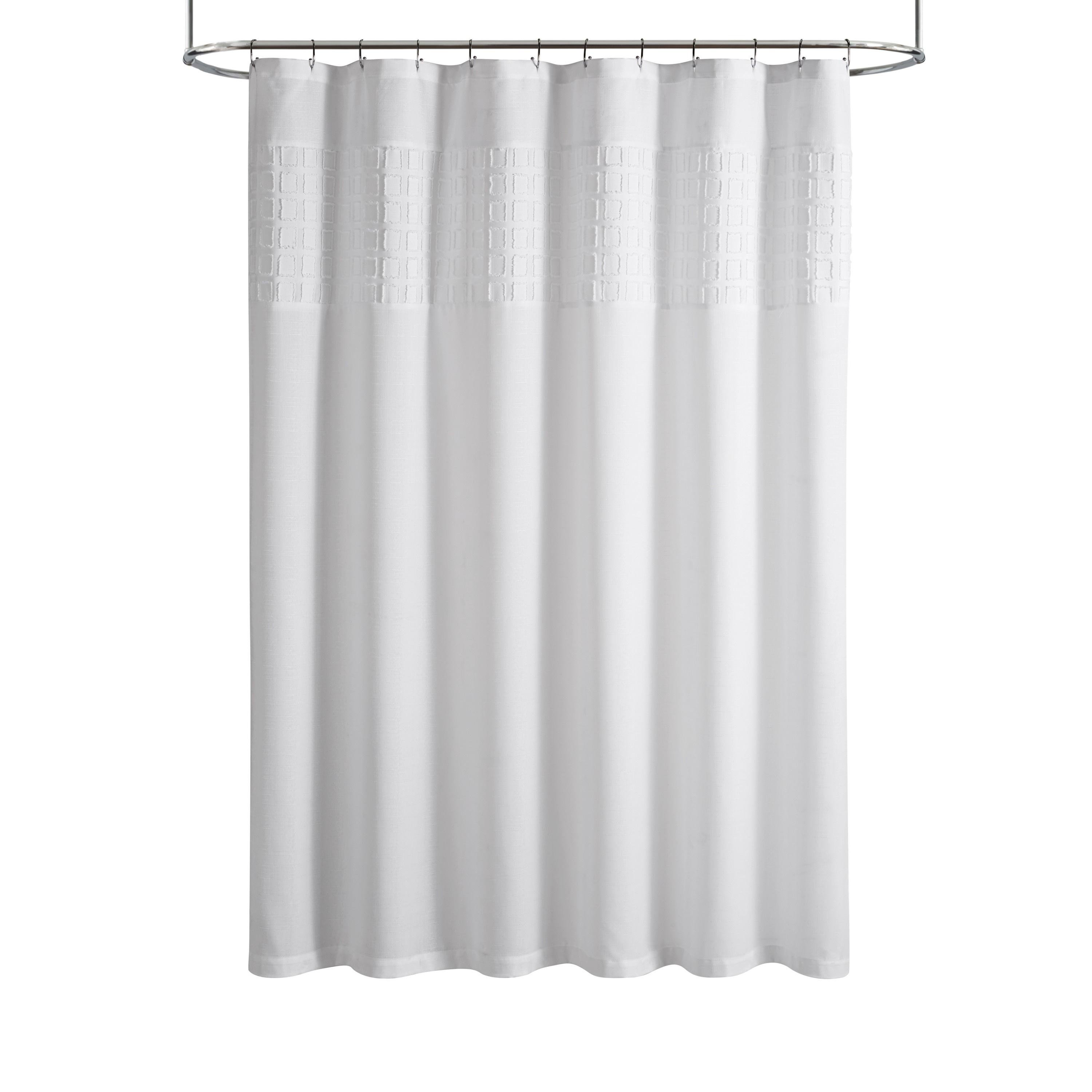VCNY Ozzie 14-Piece Clipped Square Shower Curtain Bath Set | Wayfair