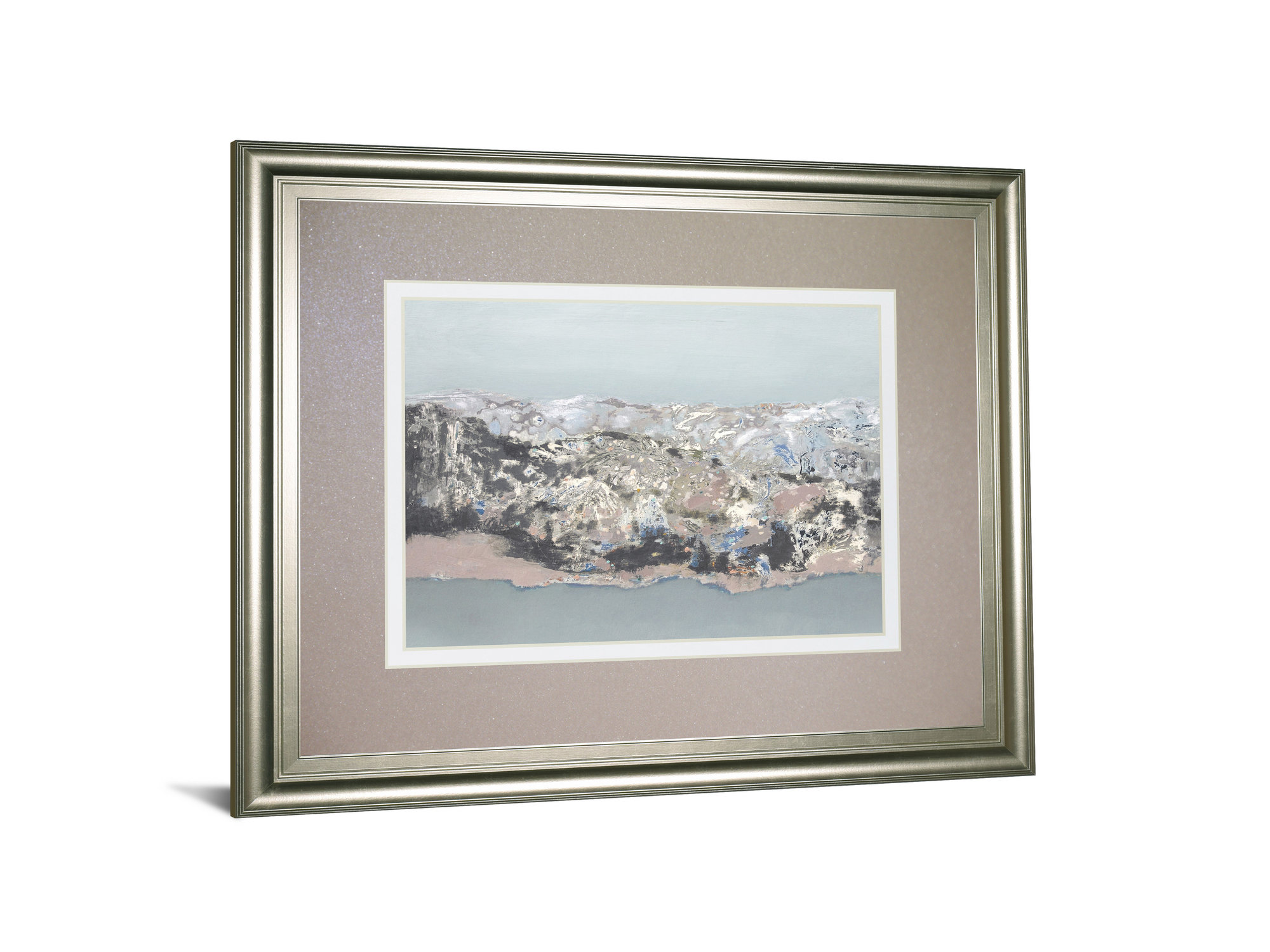 Dovecove Terrain Wall Art - 34" x 40" - Silver Serenity Frame | Wayfair