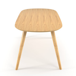 AllModern Bray Oval Solid Wood Base Dining Table & Reviews | Wayfair