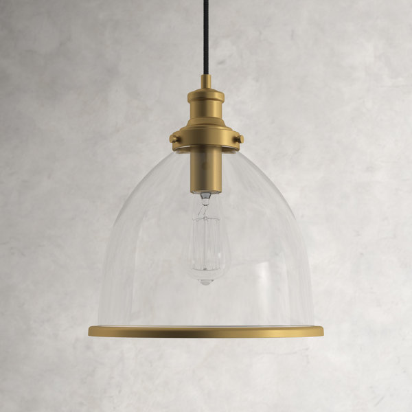 Selah Single Light Glass Dimmable Pendant | Birch Lane